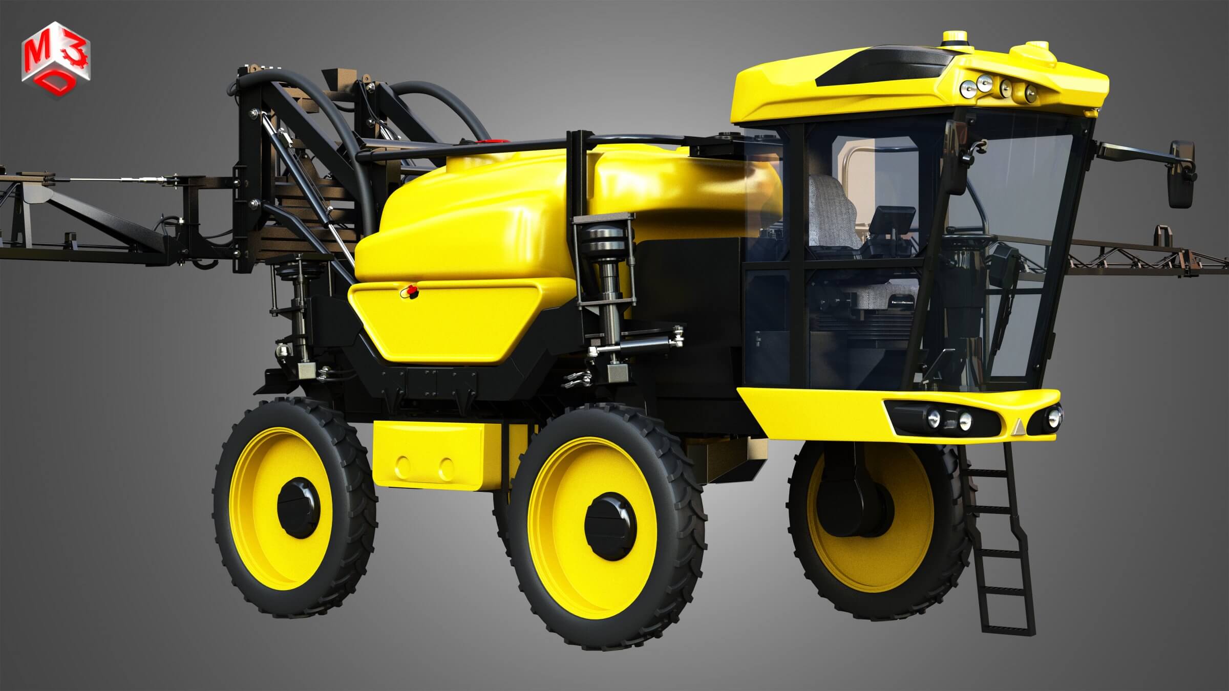 Sprayer Caffini Rider Vario - 3D Model by Markos3d