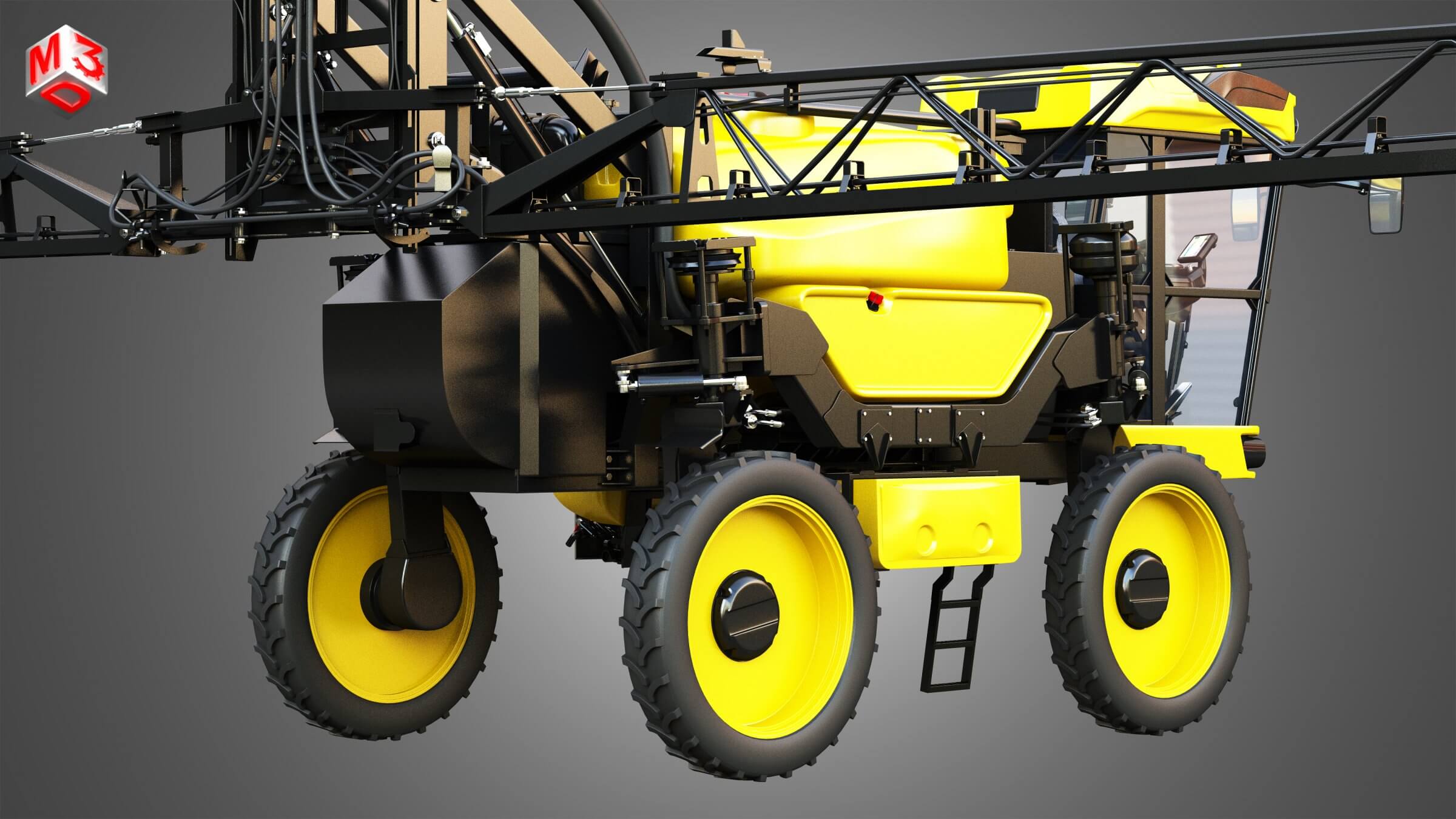 Sprayer Caffini Rider Vario - 3D Model by Markos3d