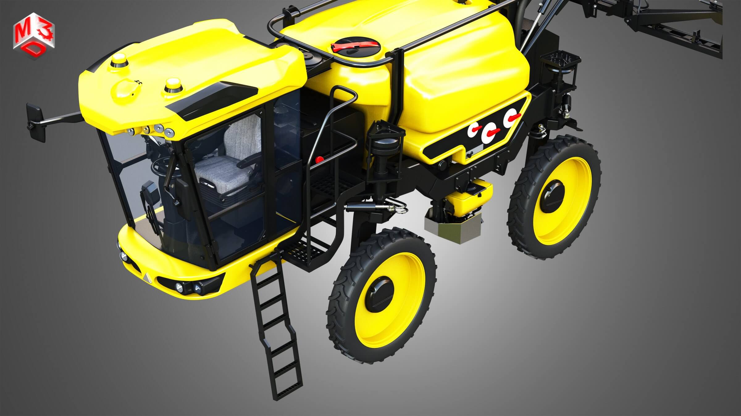Sprayer Caffini Rider Vario - 3D Model by Markos3d