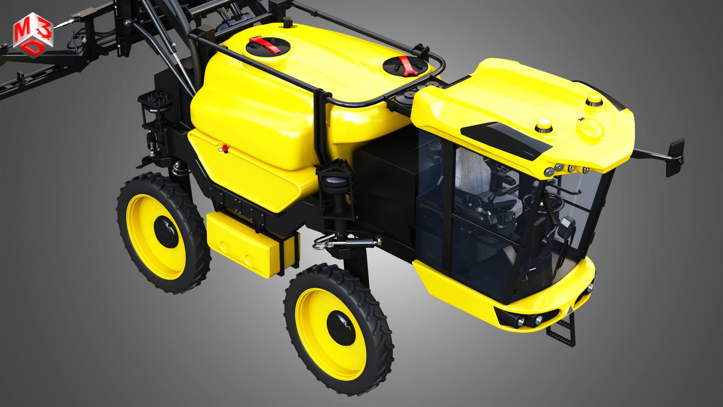 Sprayer Caffini Rider Vario - 3D Model by Markos3d