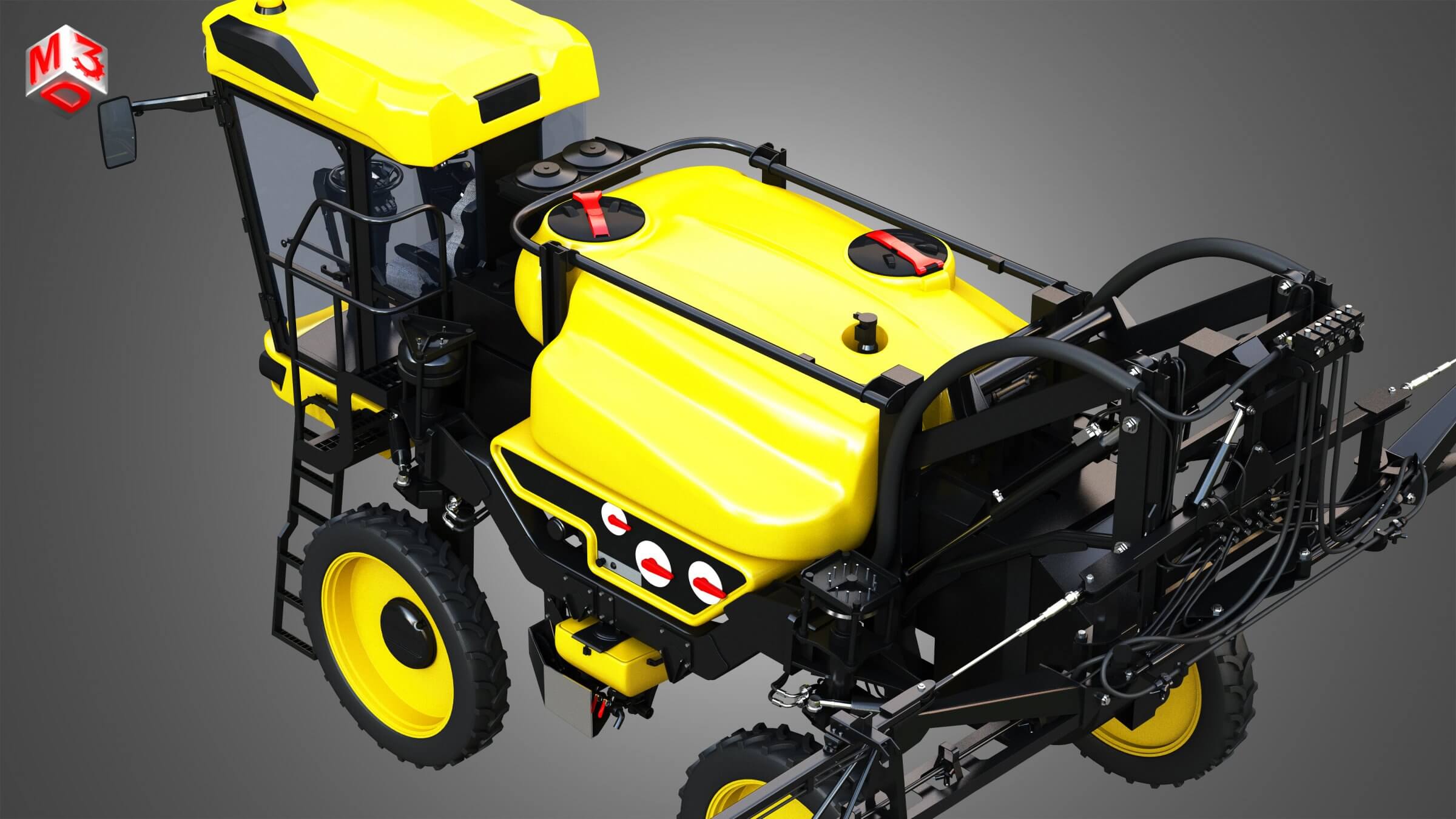 Sprayer Caffini Rider Vario - 3D Model by Markos3d