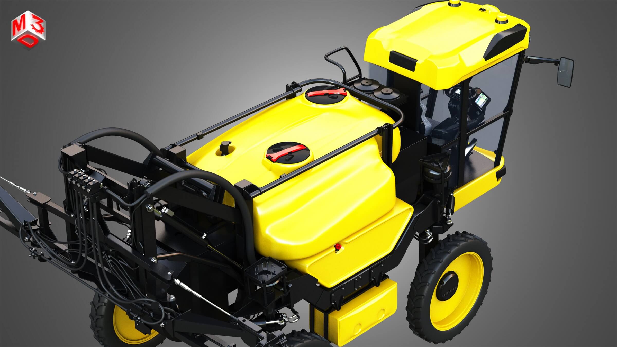 Sprayer Caffini Rider Vario - 3D Model by Markos3d