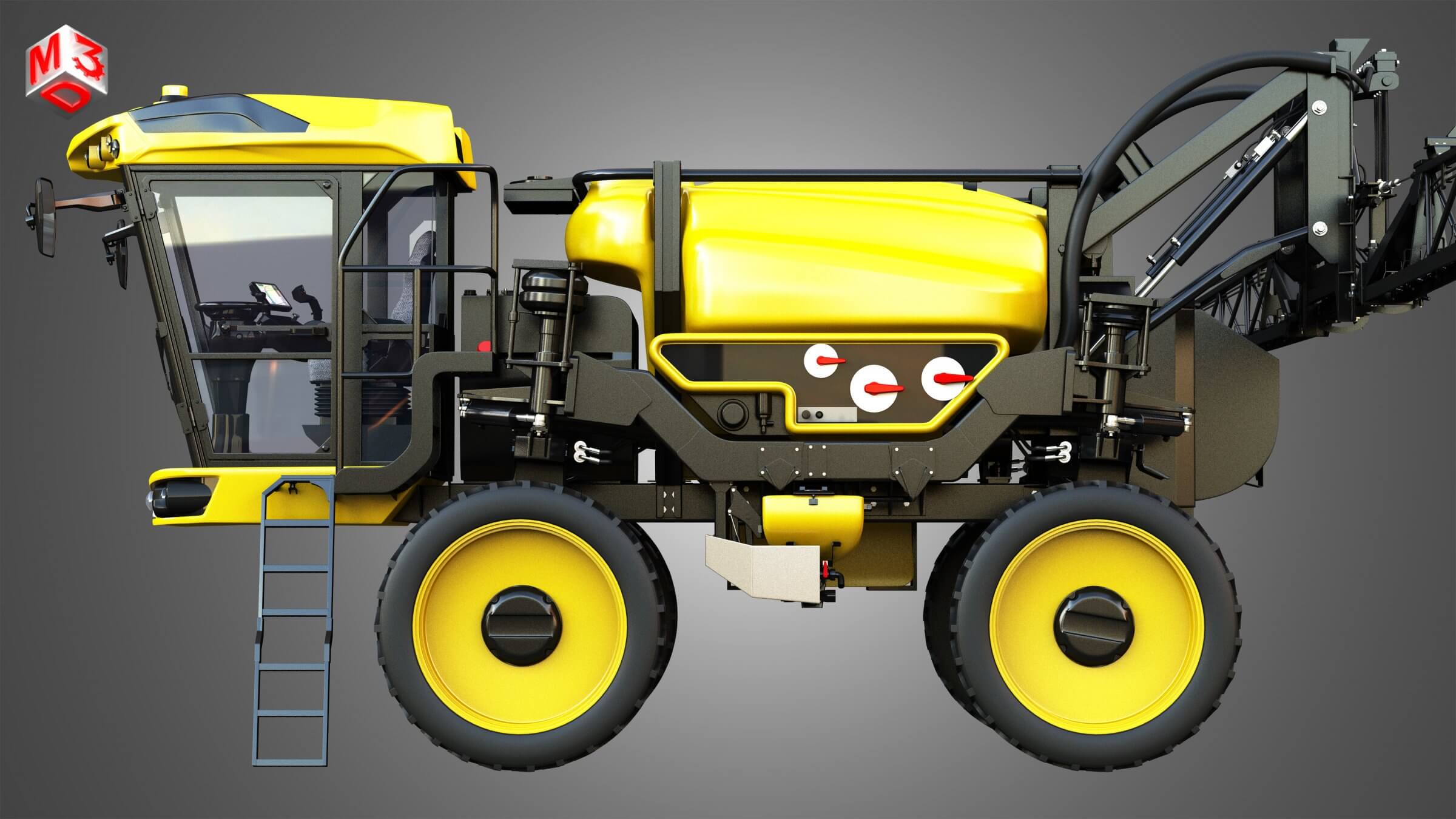 Sprayer Caffini Rider Vario - 3D Model by Markos3d