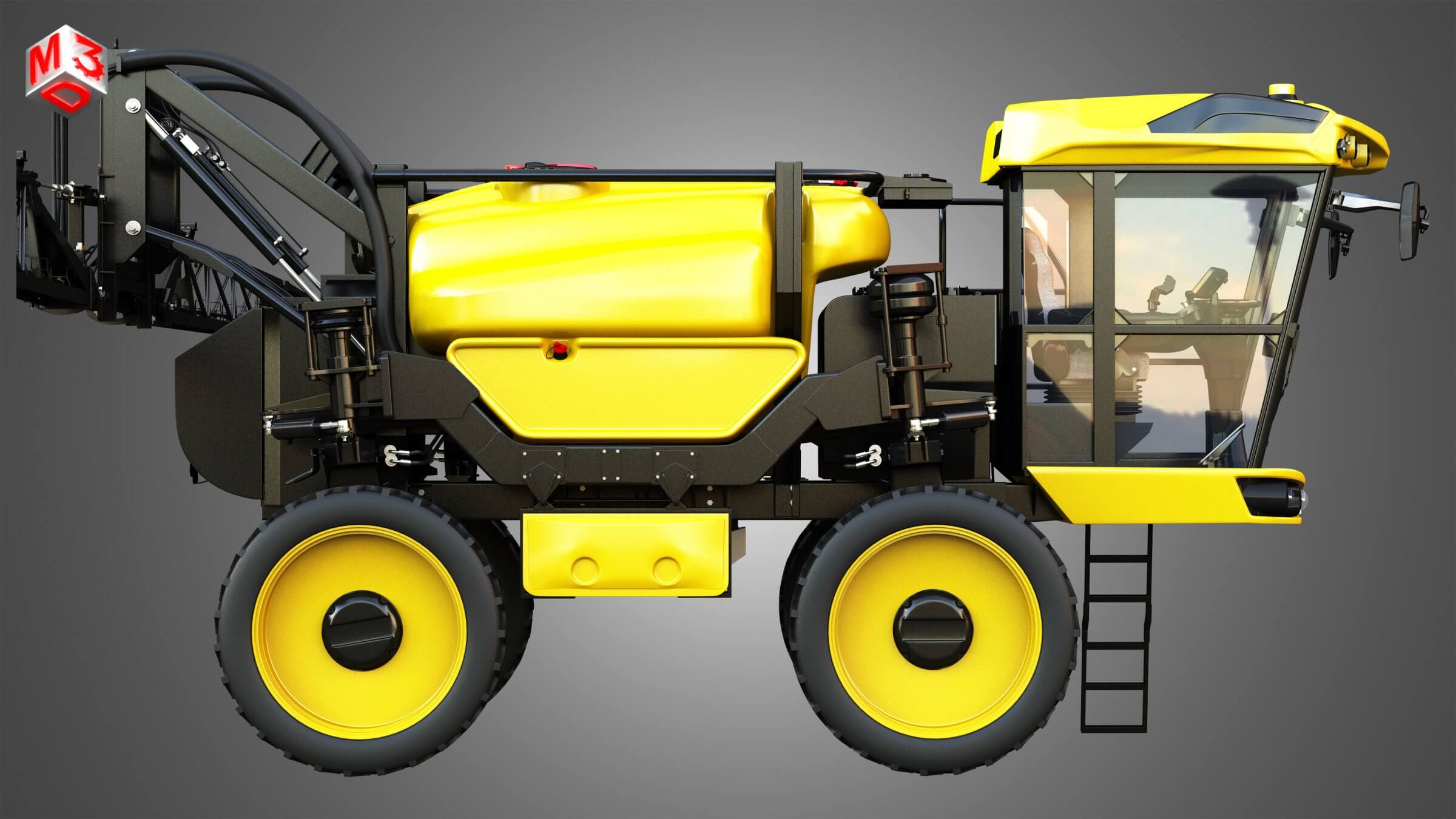 Sprayer Caffini Rider Vario - 3D Model by Markos3d