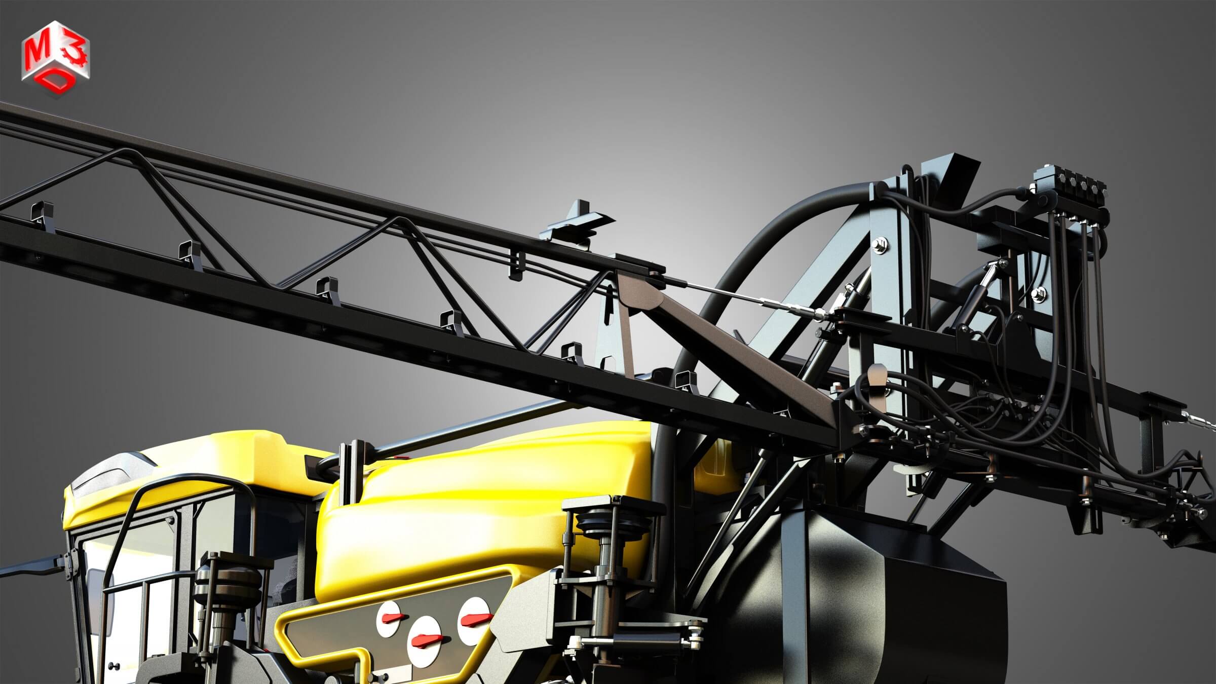 Sprayer Caffini Rider Vario - 3D Model by Markos3d