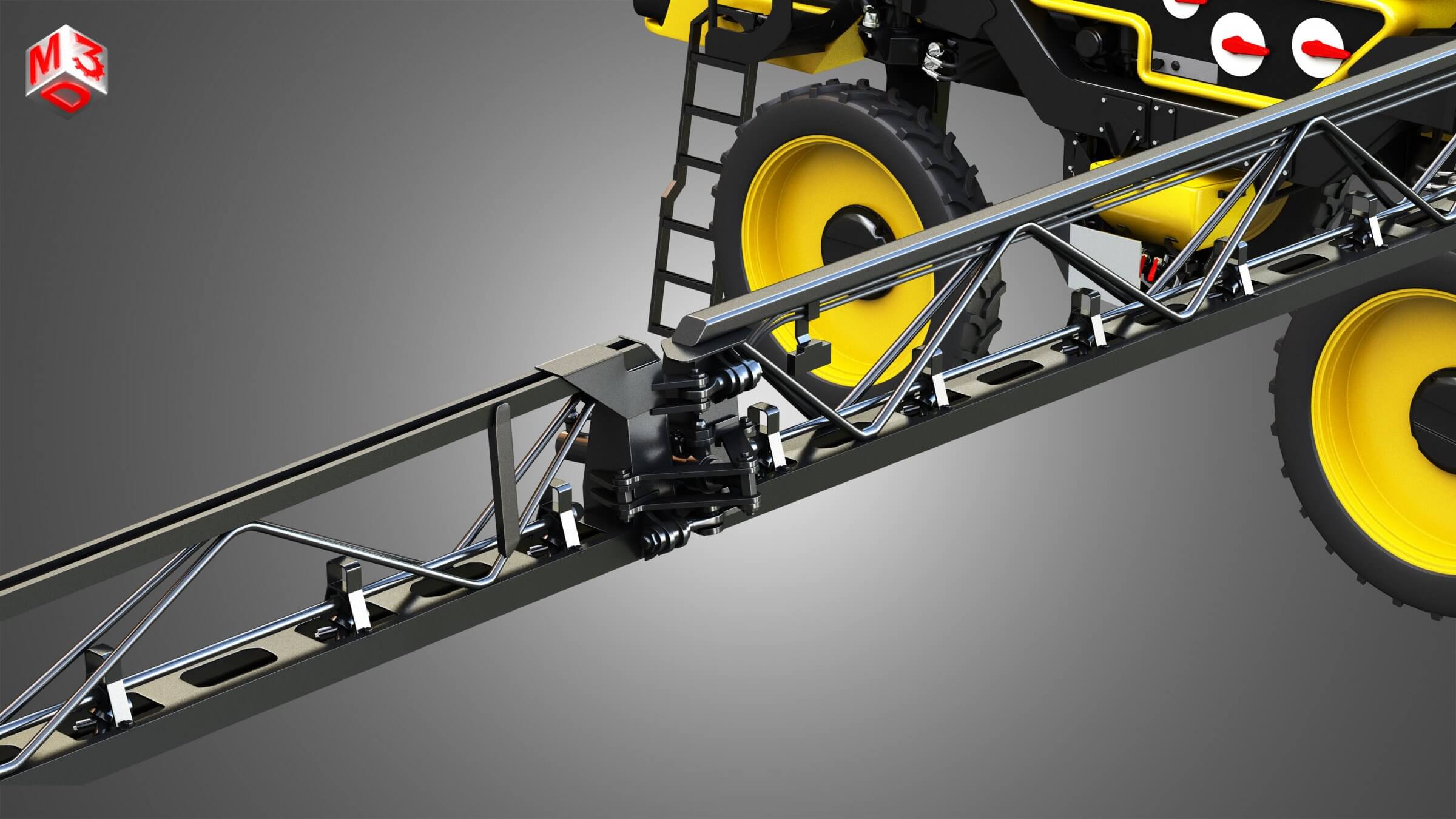 Sprayer Caffini Rider Vario - 3D Model by Markos3d