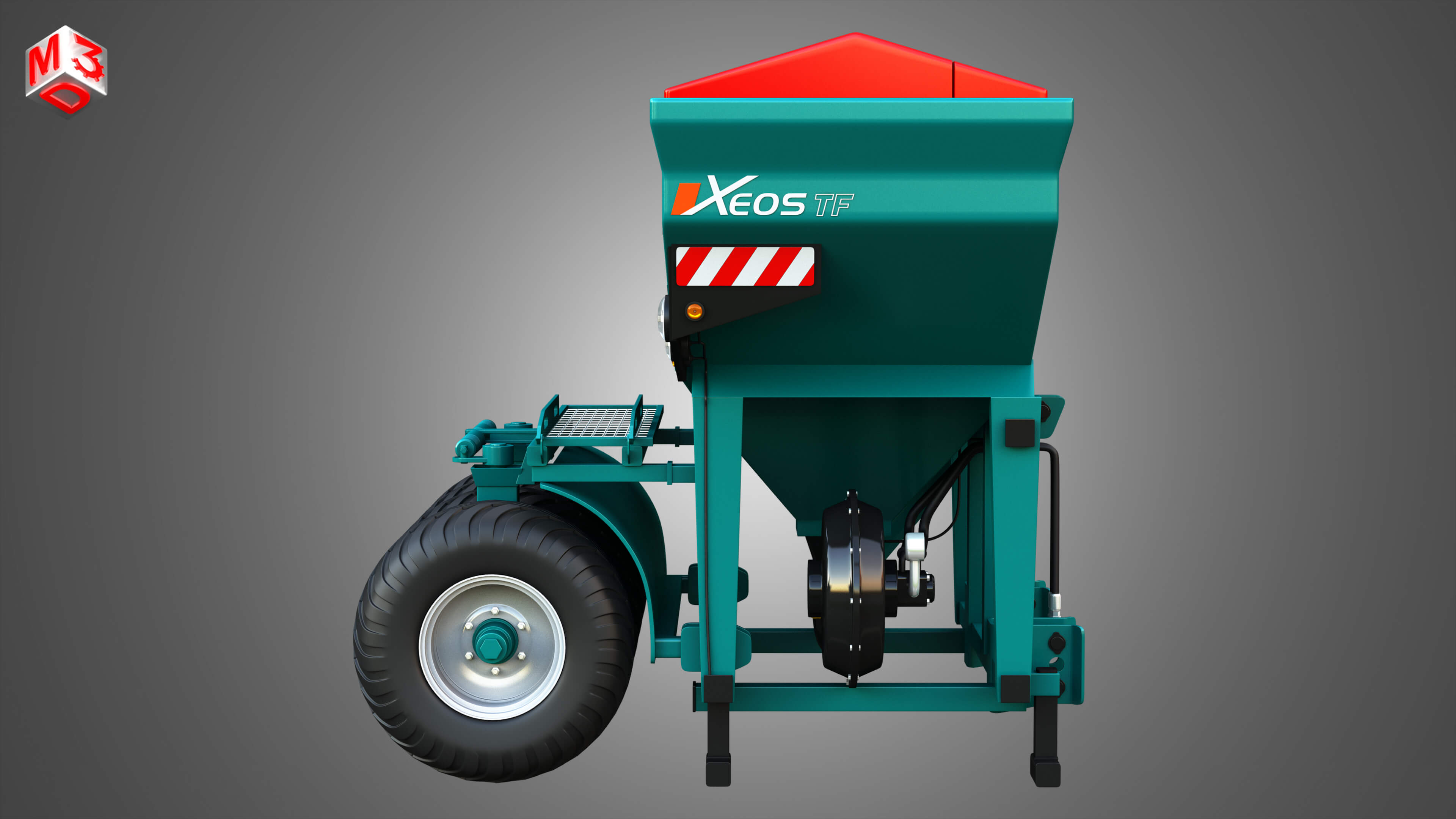 Sulky Xeos Tf Front Hopper - 3D Model by Markos3d