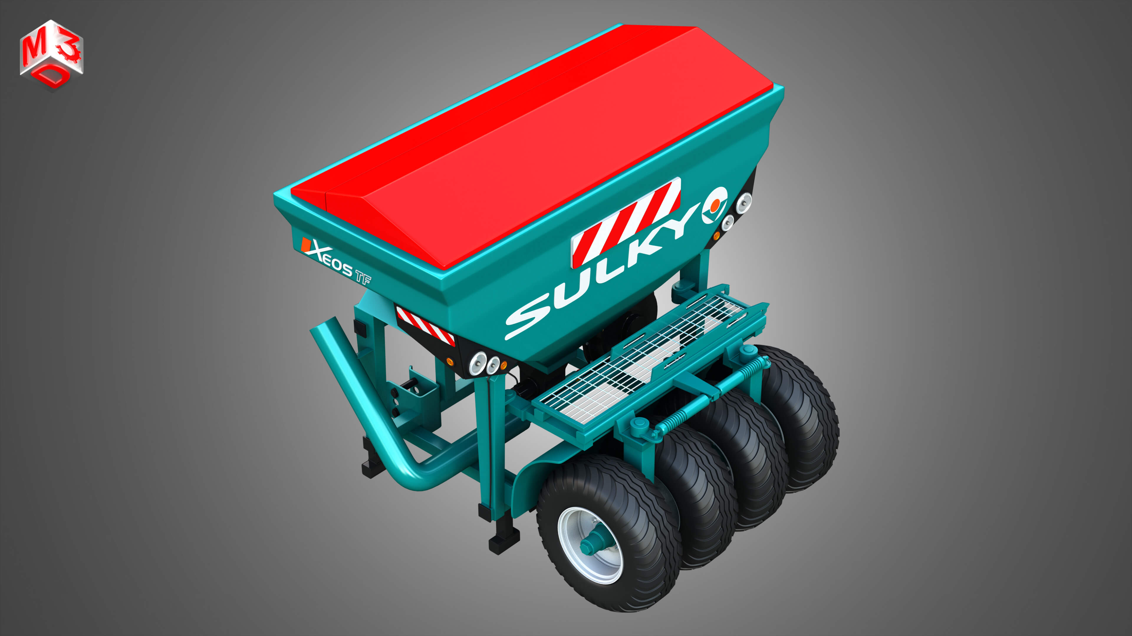 Sulky Xeos Tf Front Hopper - 3D Model by Markos3d