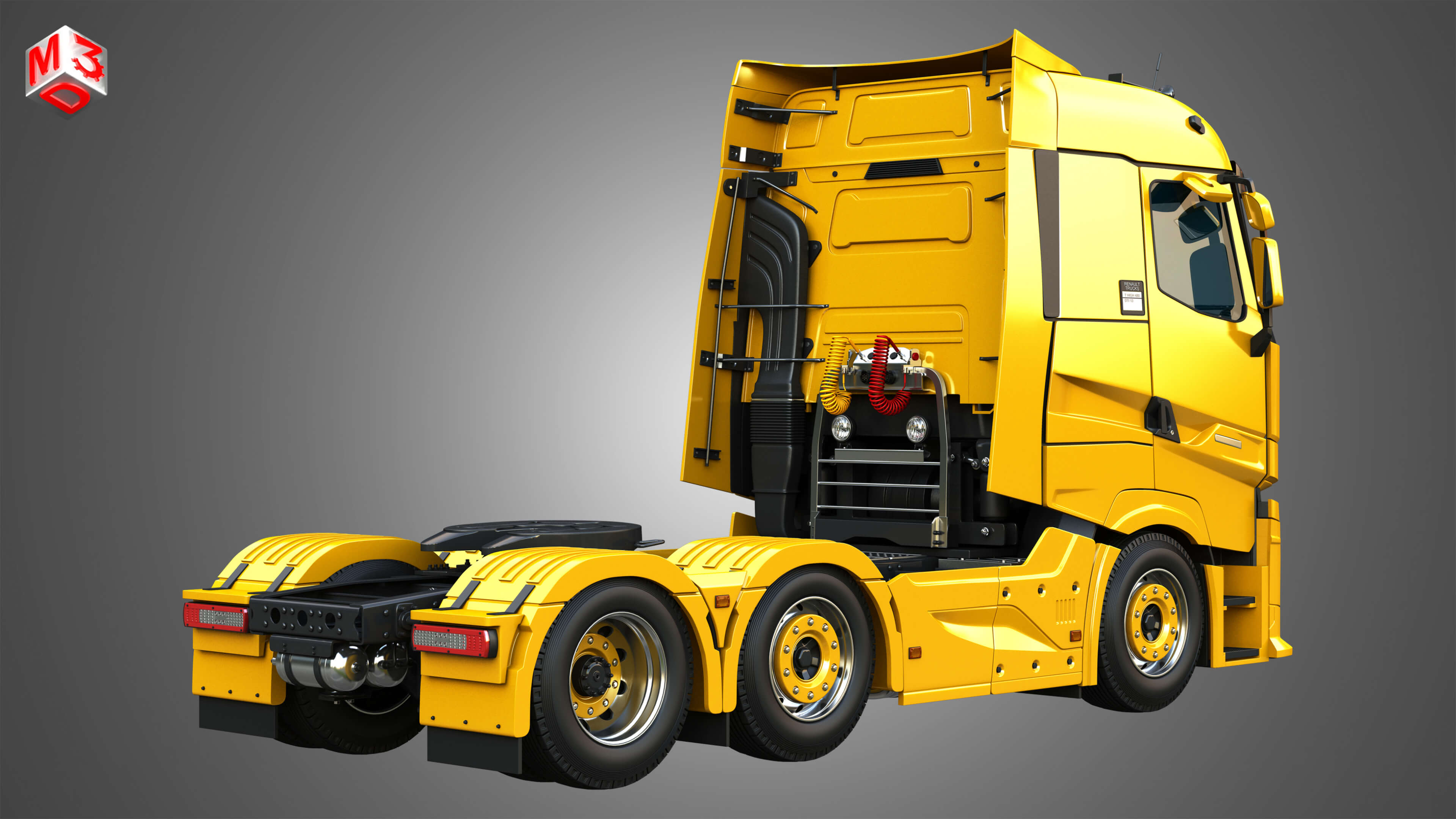 T520 - High-Range Truck 3D Model by Markos3d