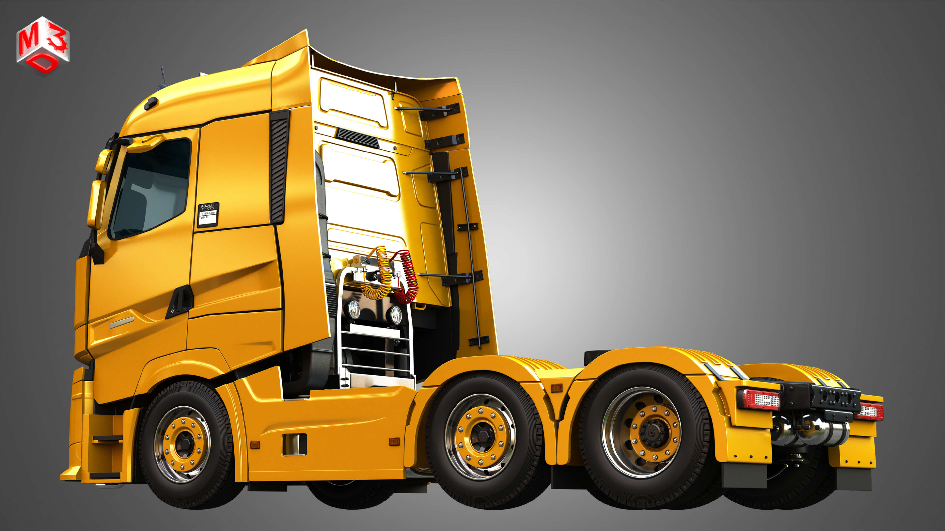 T520 - High-Range Truck 3D Model by Markos3d