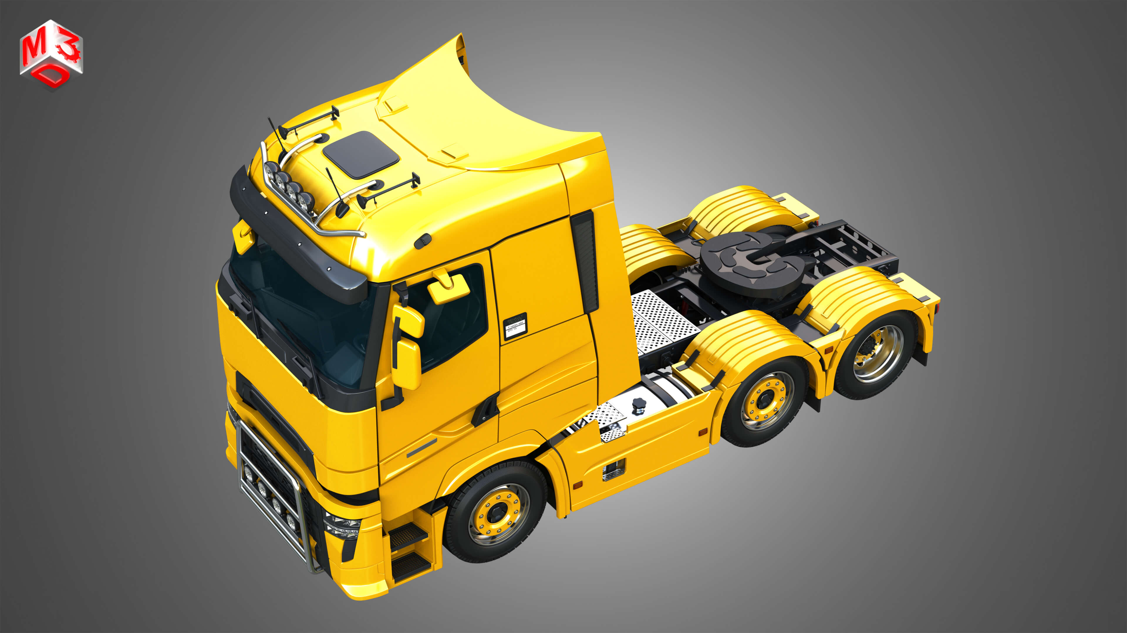 T520 - High-Range Truck 3D Model by Markos3d