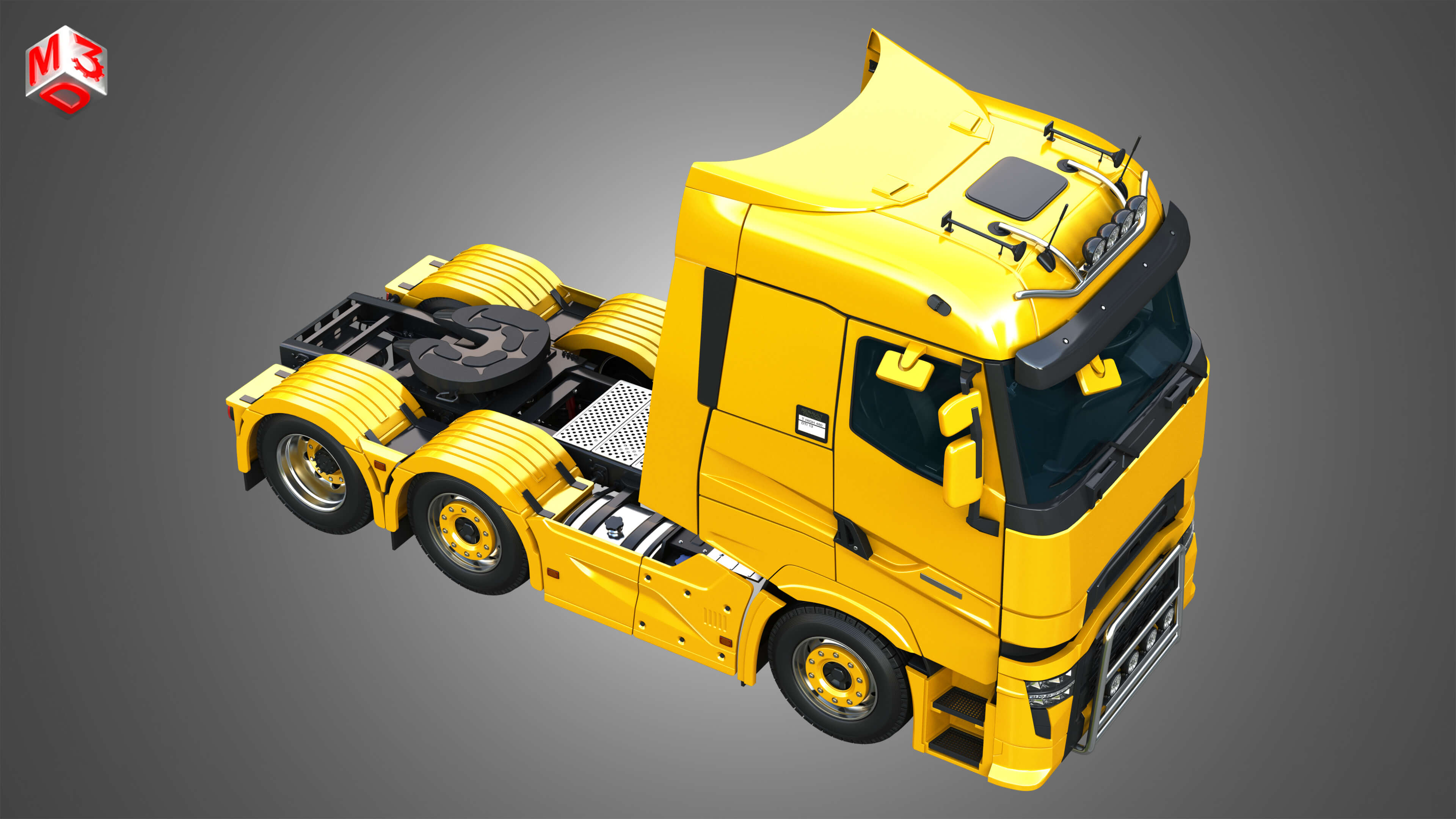 T520 - High-Range Truck 3D Model by Markos3d