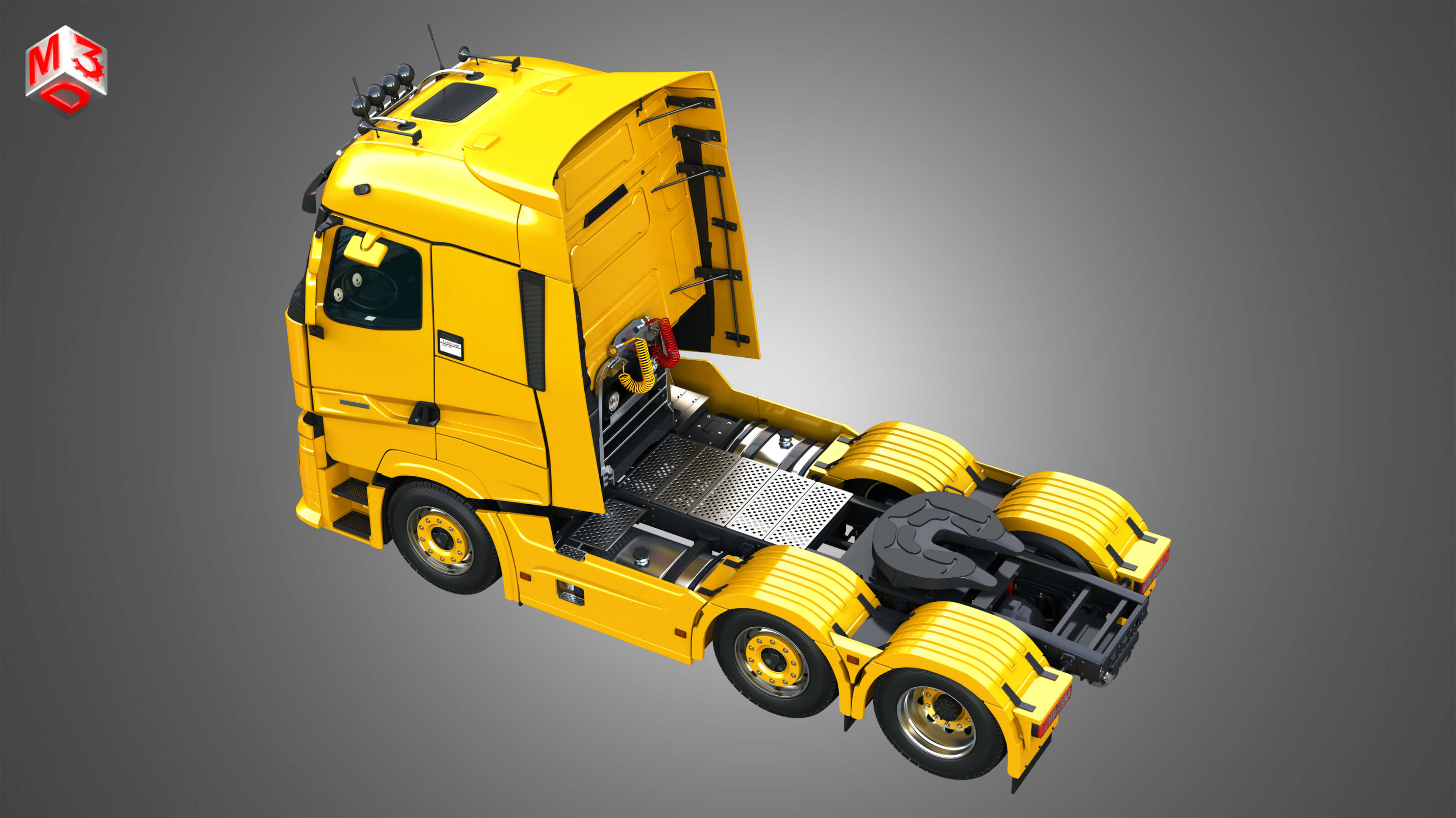 T520 - High-Range Truck 3D Model by Markos3d