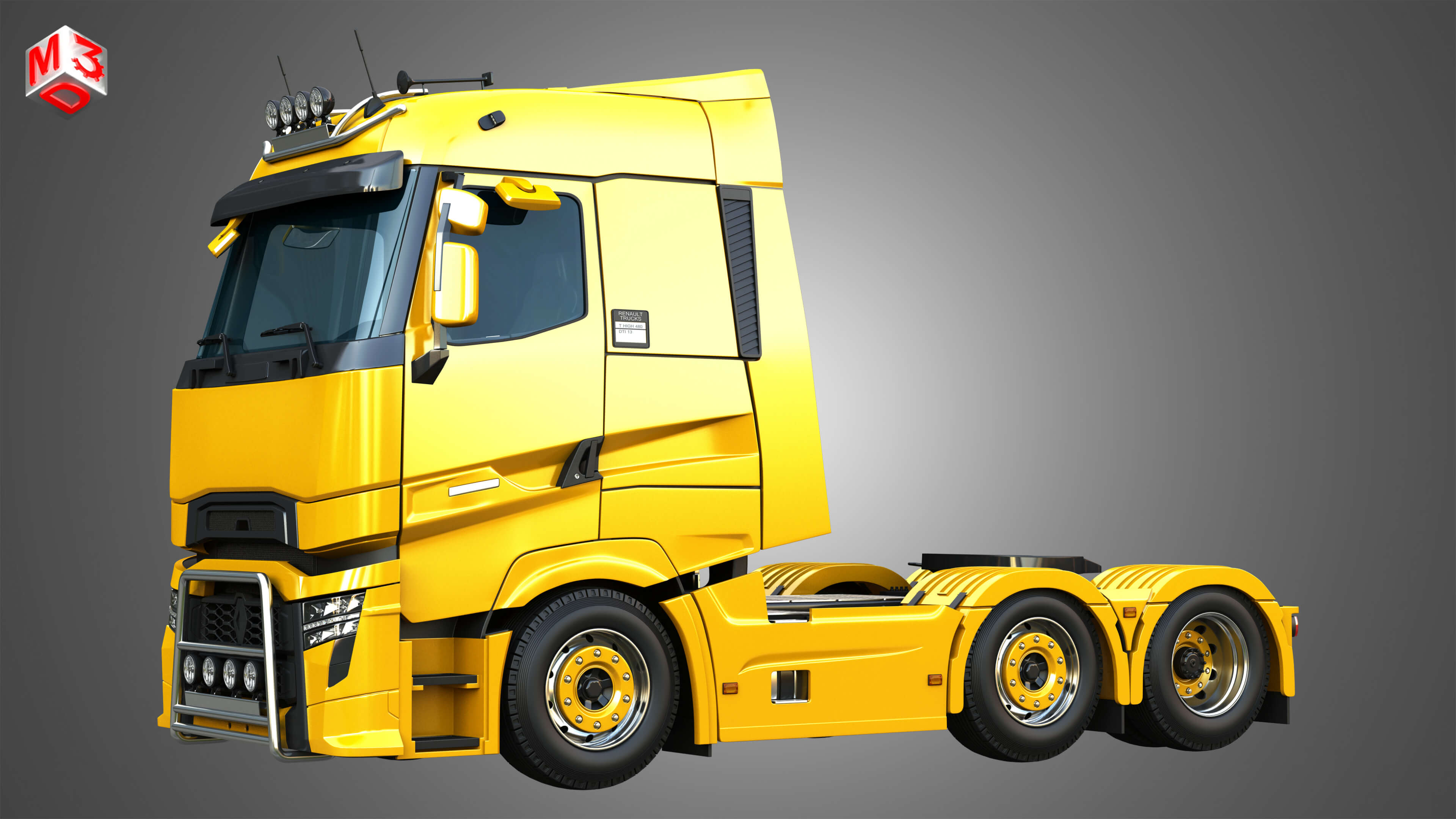 T520 - High-Range Truck 3D Model by Markos3d