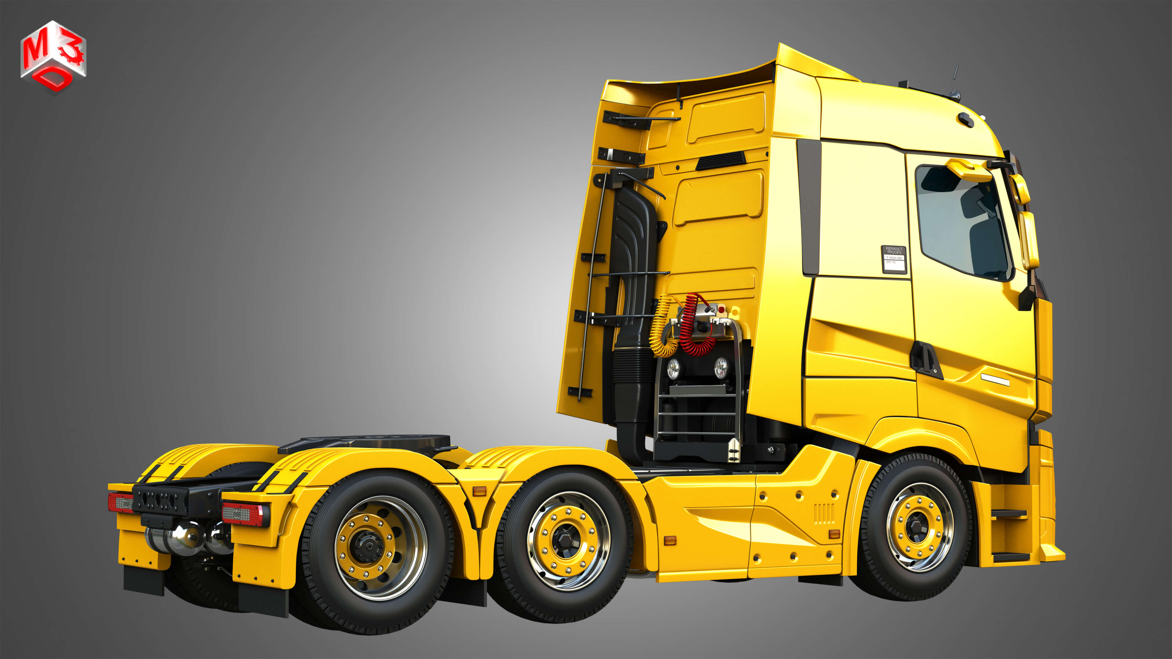 T520 - High-Range Truck 3D Model by Markos3d