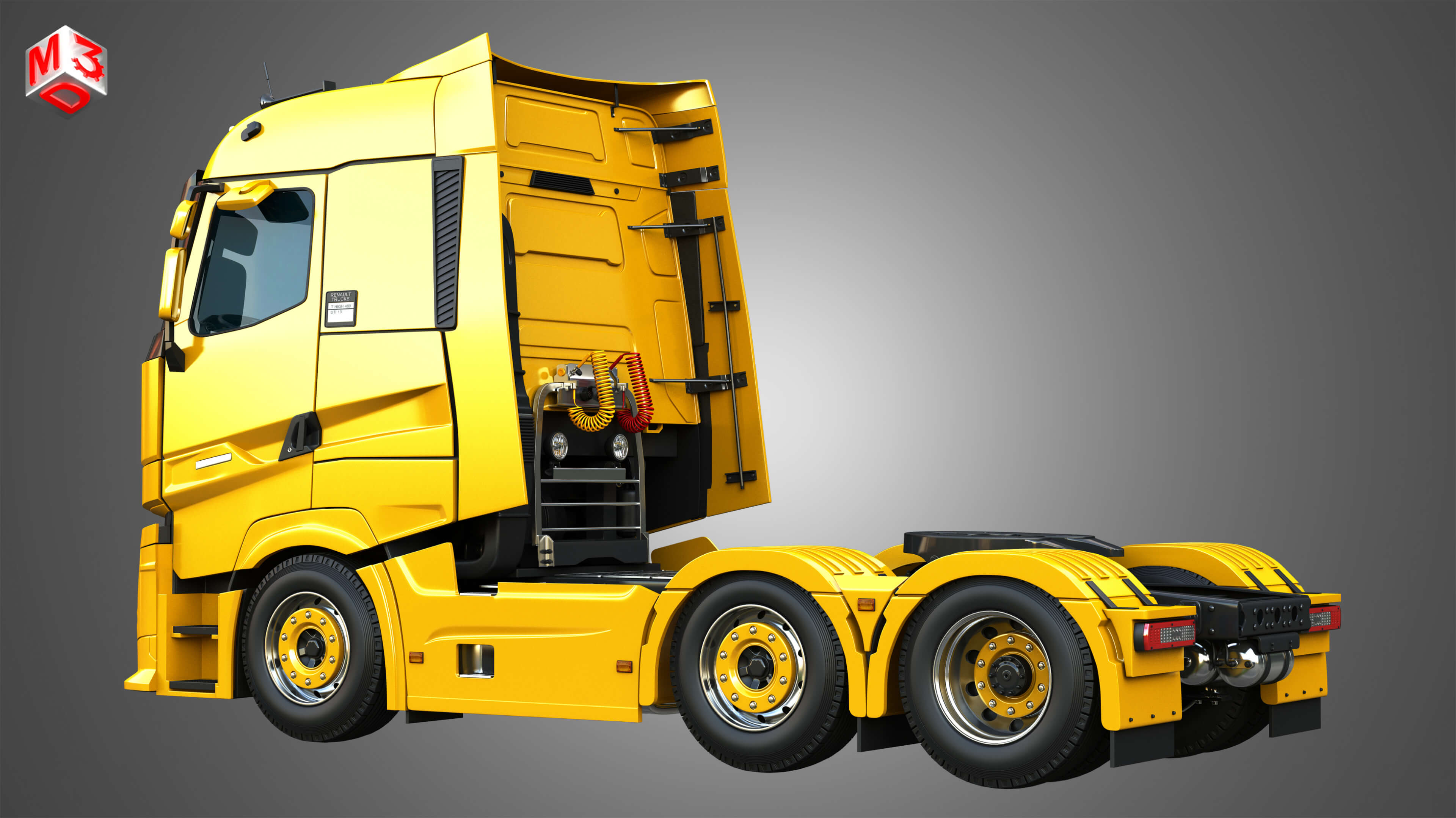T520 - High-Range Truck 3D Model by Markos3d