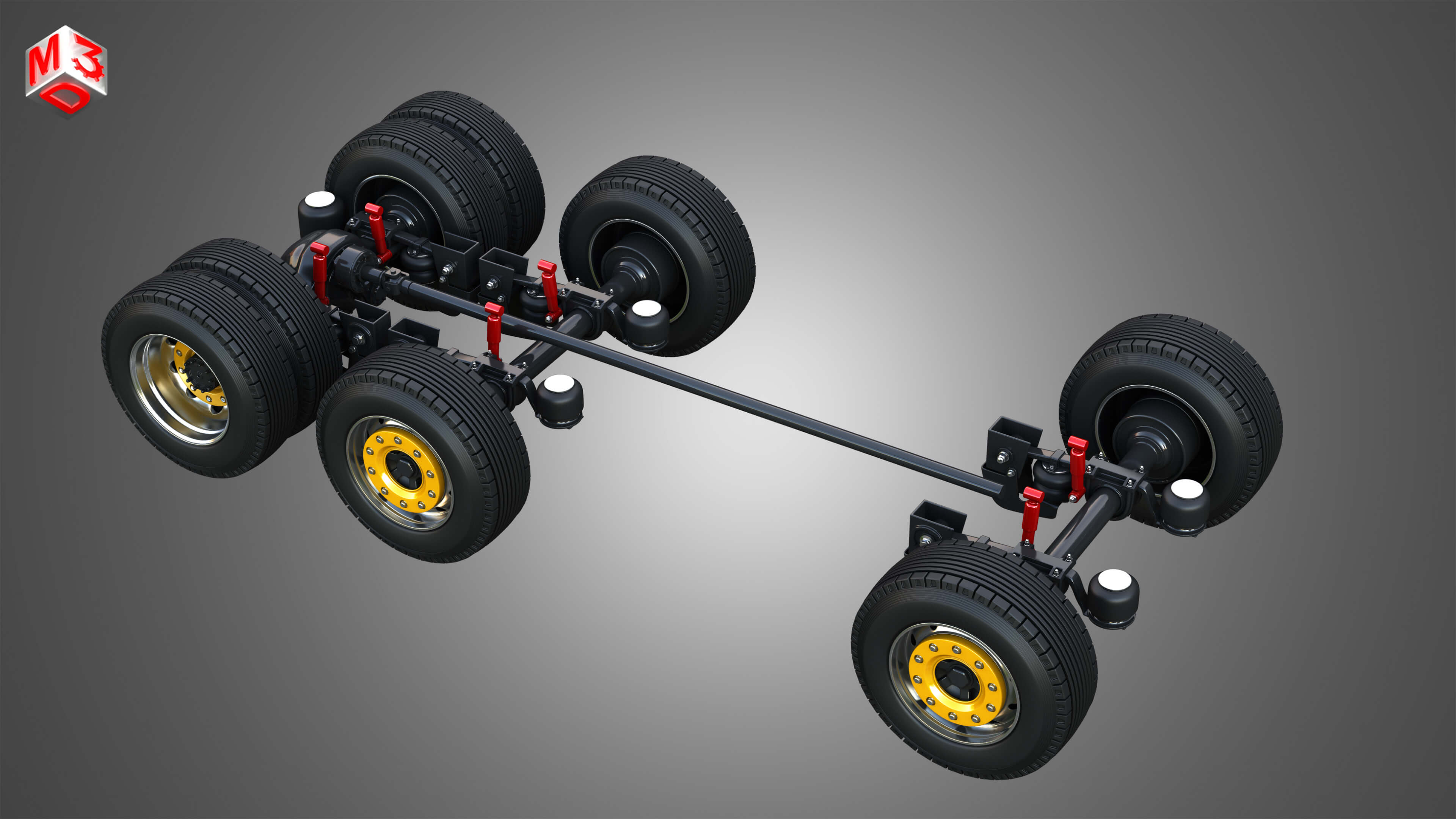 T520 - High-Range Truck 3D Model by Markos3d
