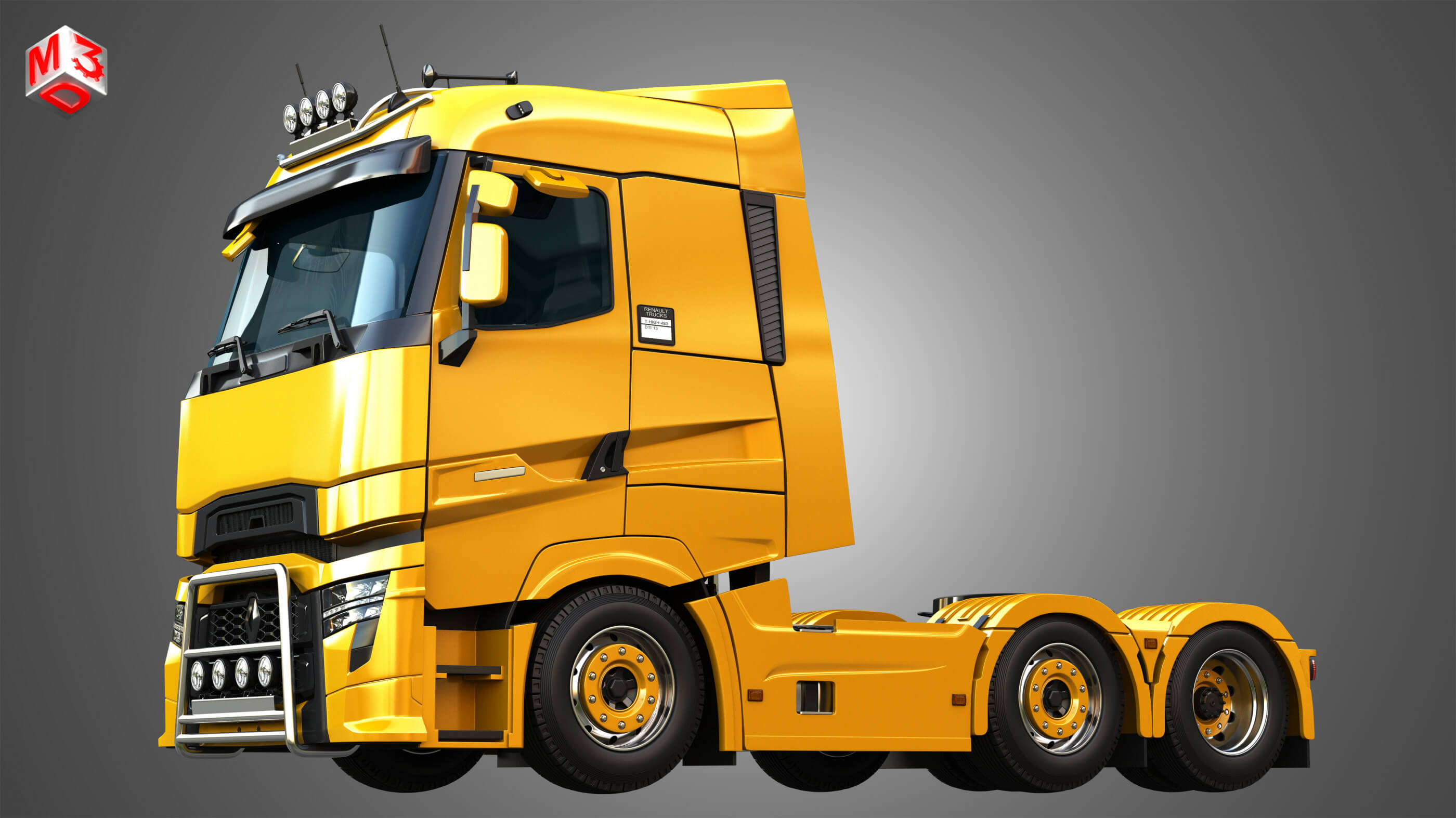 T520 - High Range Truck 3D Model by Markos3d