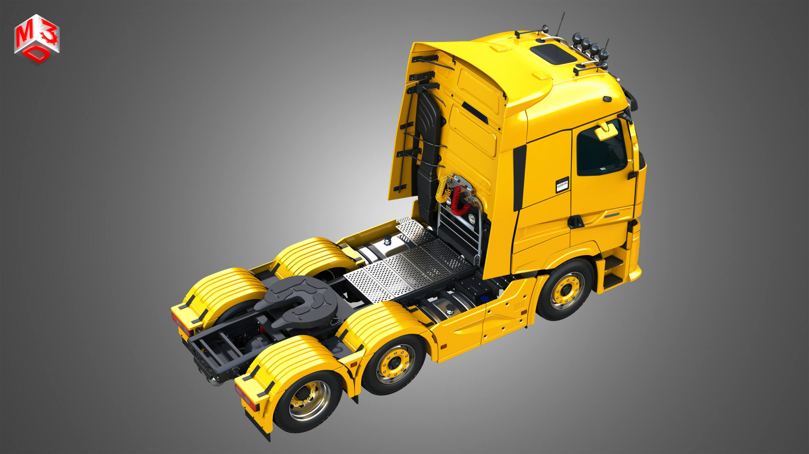T520 - High Range Truck 3D Model by Markos3d