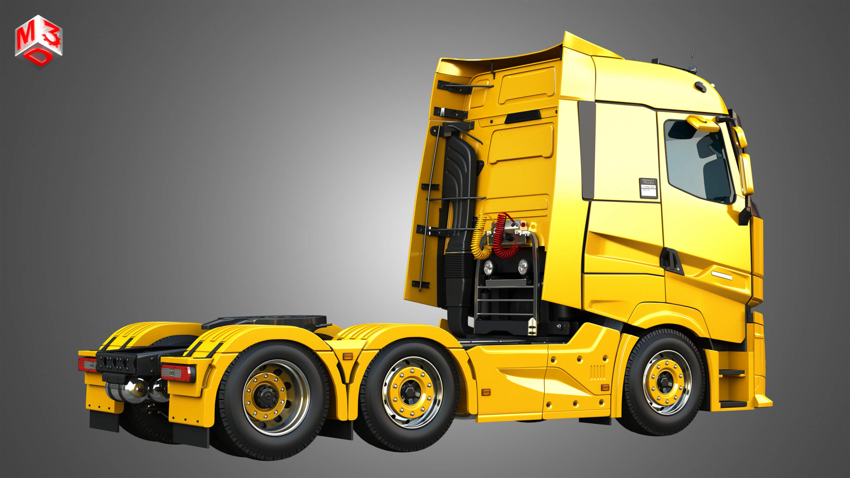 T520 - High Range Truck 3D Model by Markos3d