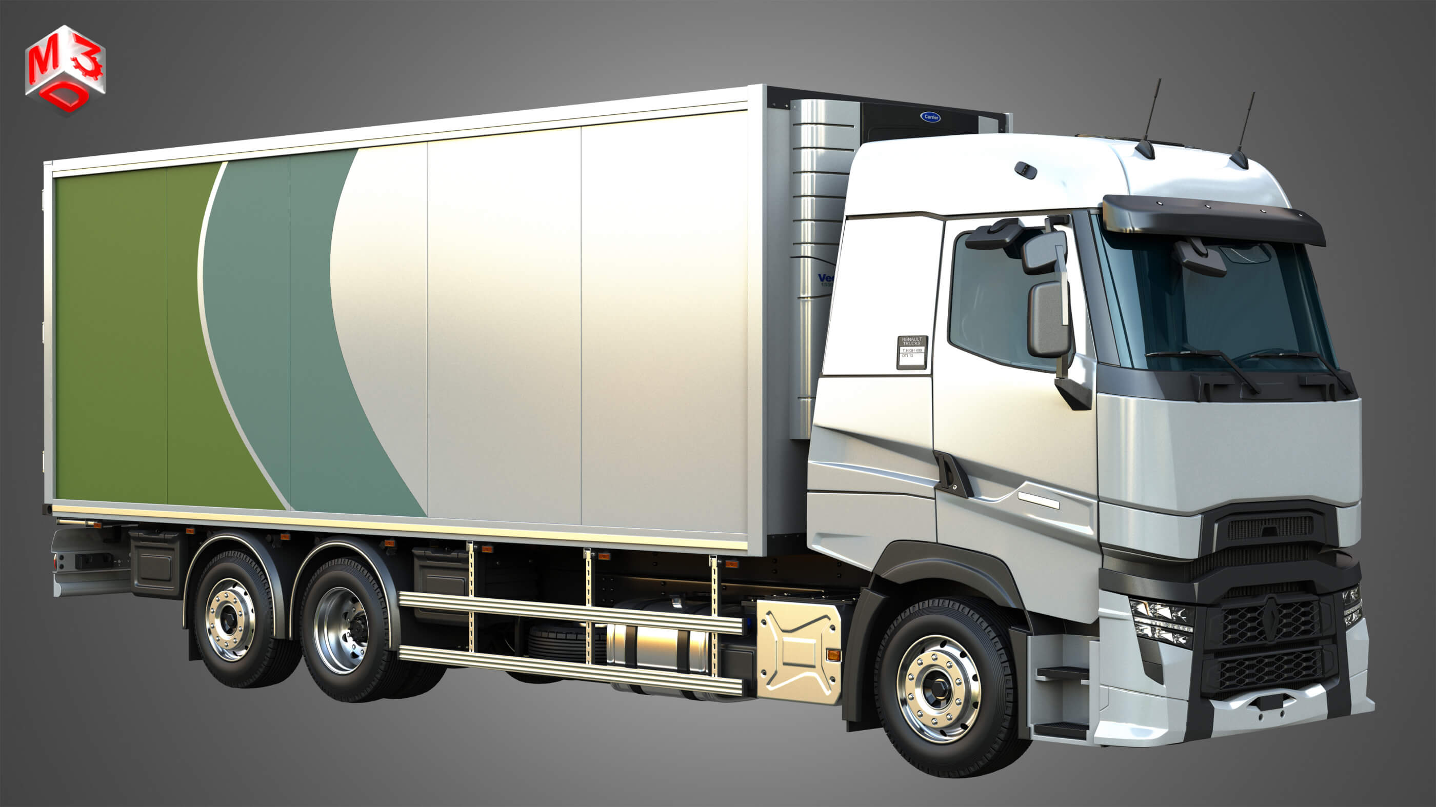 T520 Refrigerated Truck - 3D Model by Markos3d