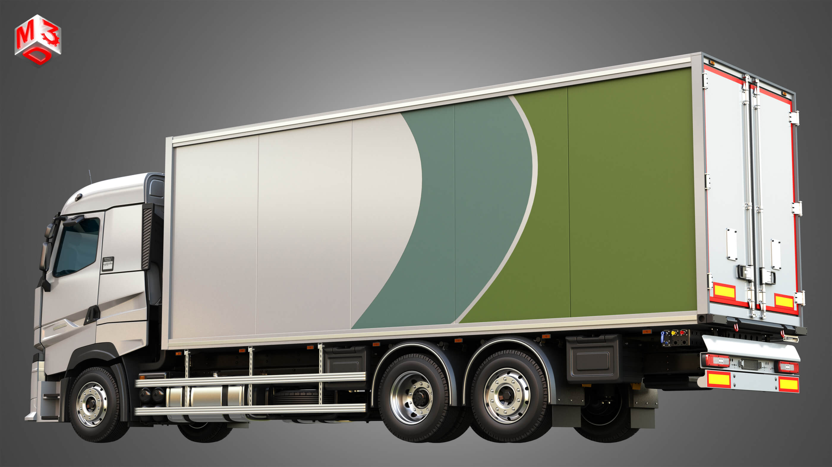 T520 Refrigerated Truck - 3D Model by Markos3d
