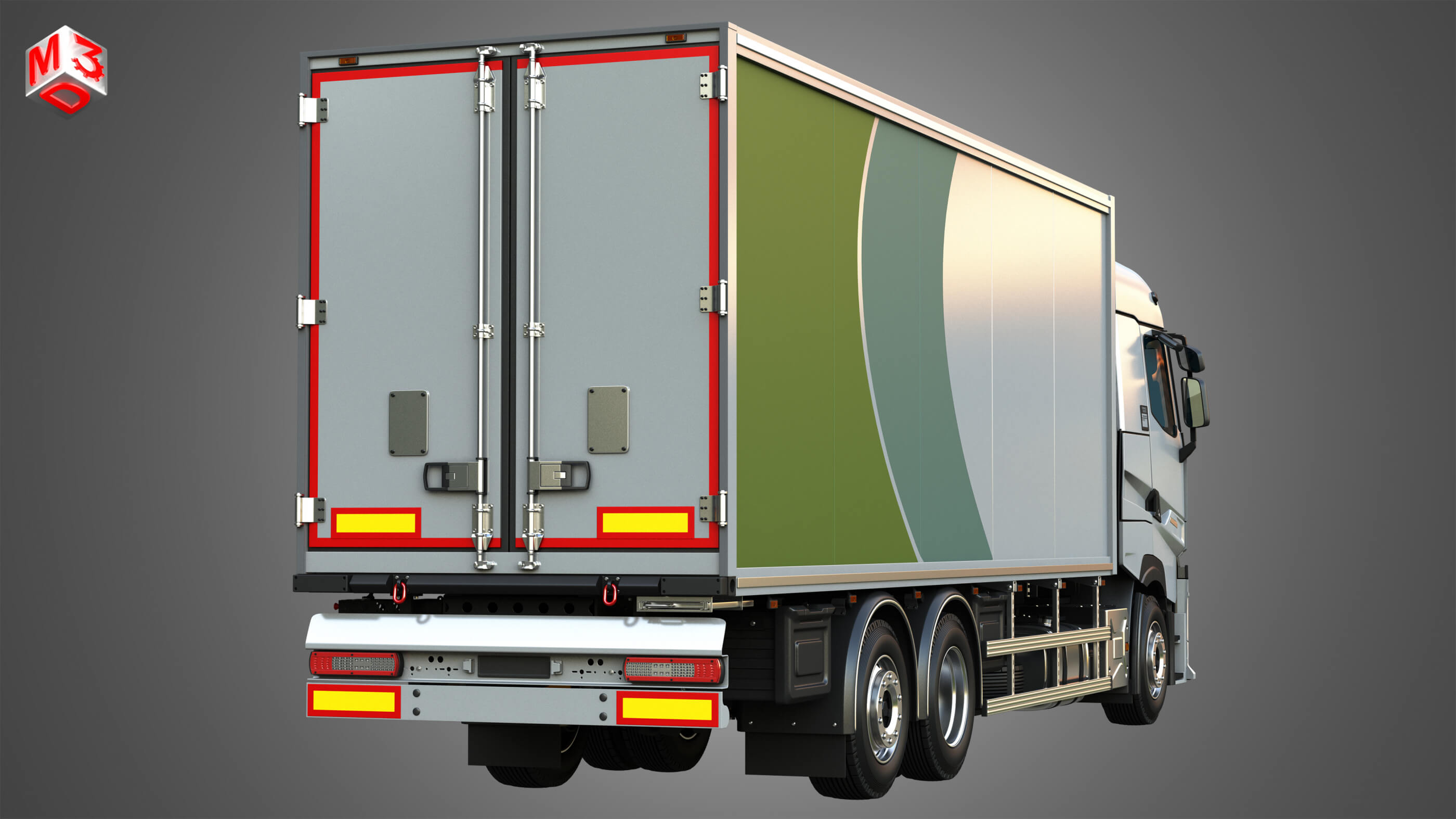T520 Refrigerated Truck - 3D Model by Markos3d