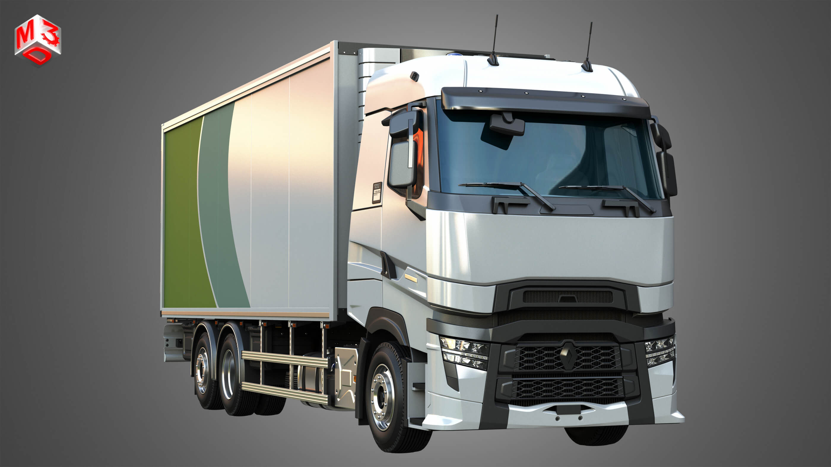 T520 Refrigerated Truck - 3D Model by Markos3d