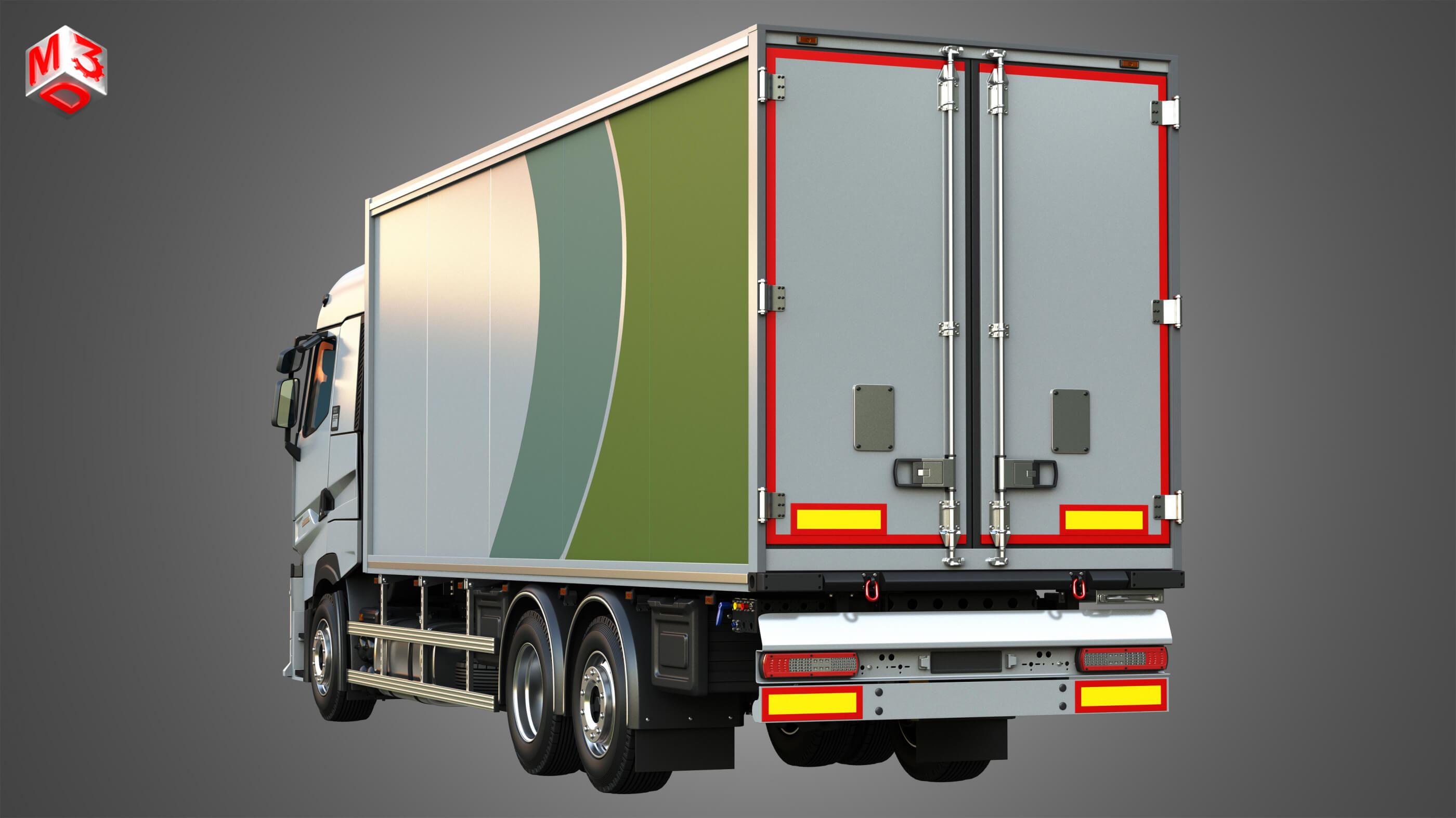 T520 Refrigerated Truck - 3D Model by Markos3d