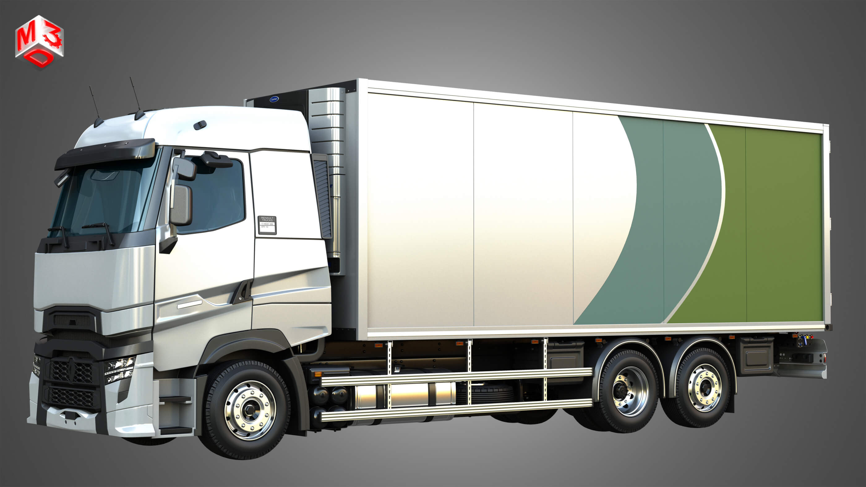 T520 Refrigerated Truck - 3D Model by Markos3d