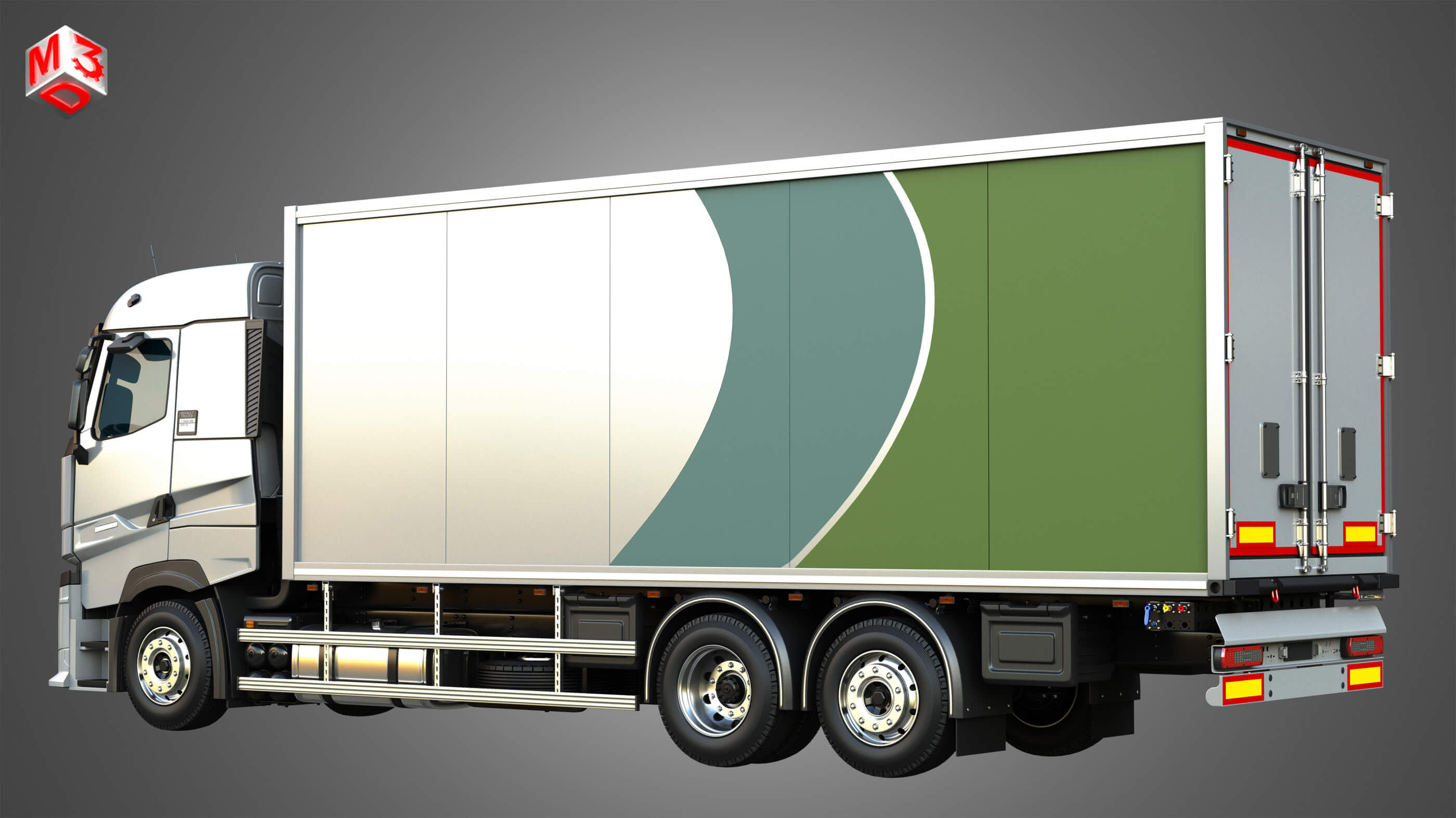 T520 Refrigerated Truck - 3D Model by Markos3d