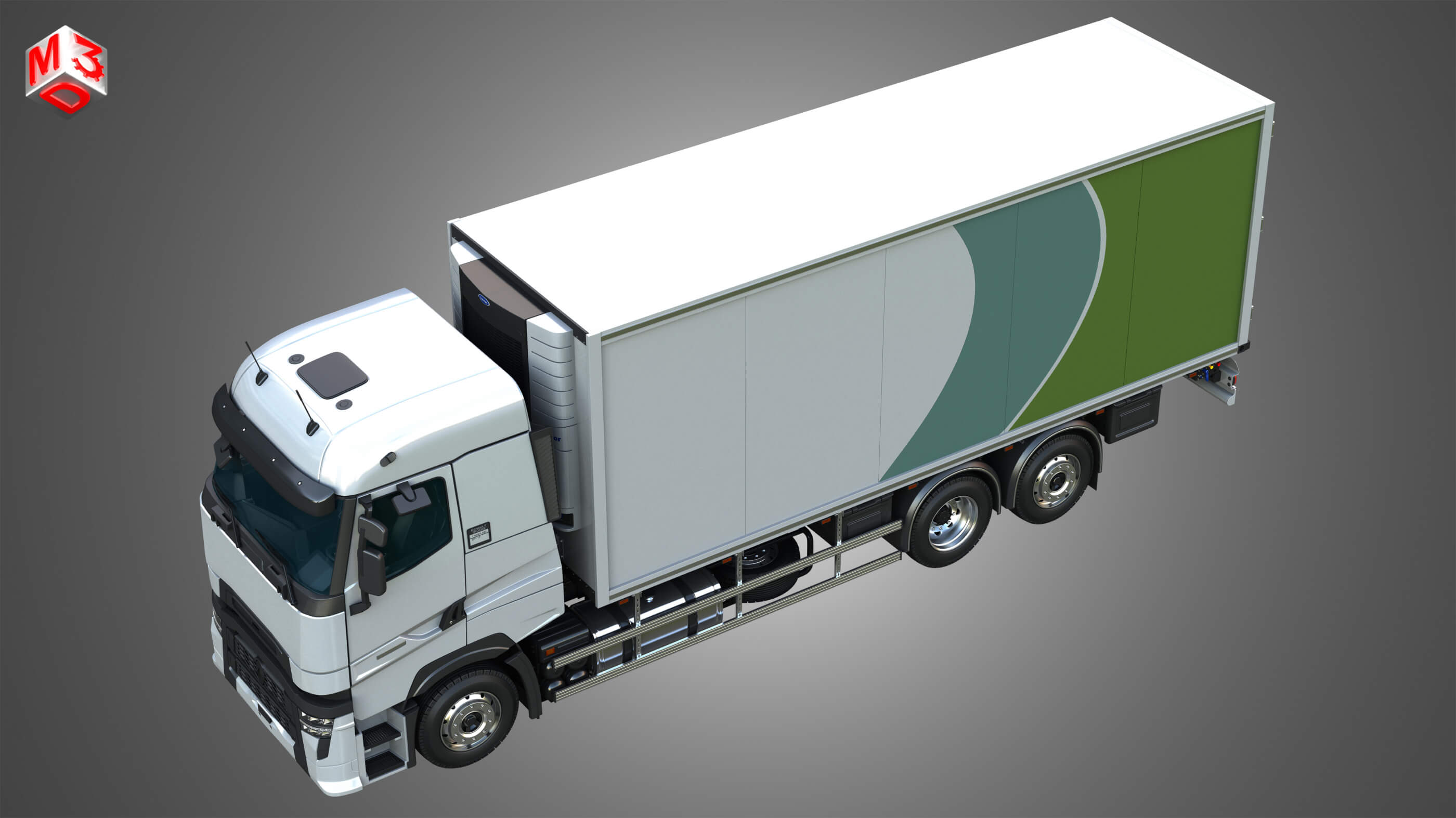 T520 Refrigerated Truck - 3D Model by Markos3d