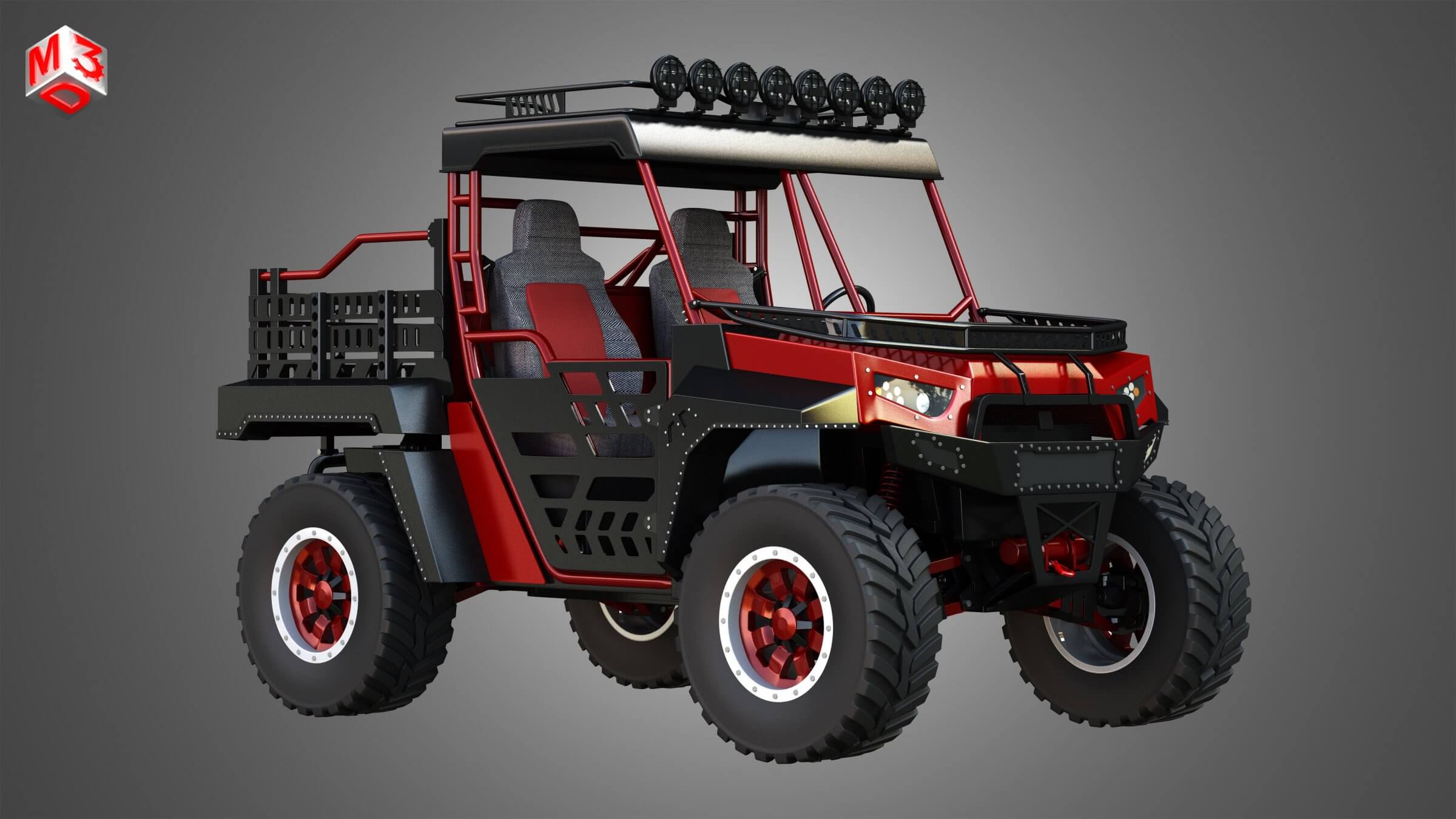 The Beast 1000 Vehicle - 3D Model by Markos3d
