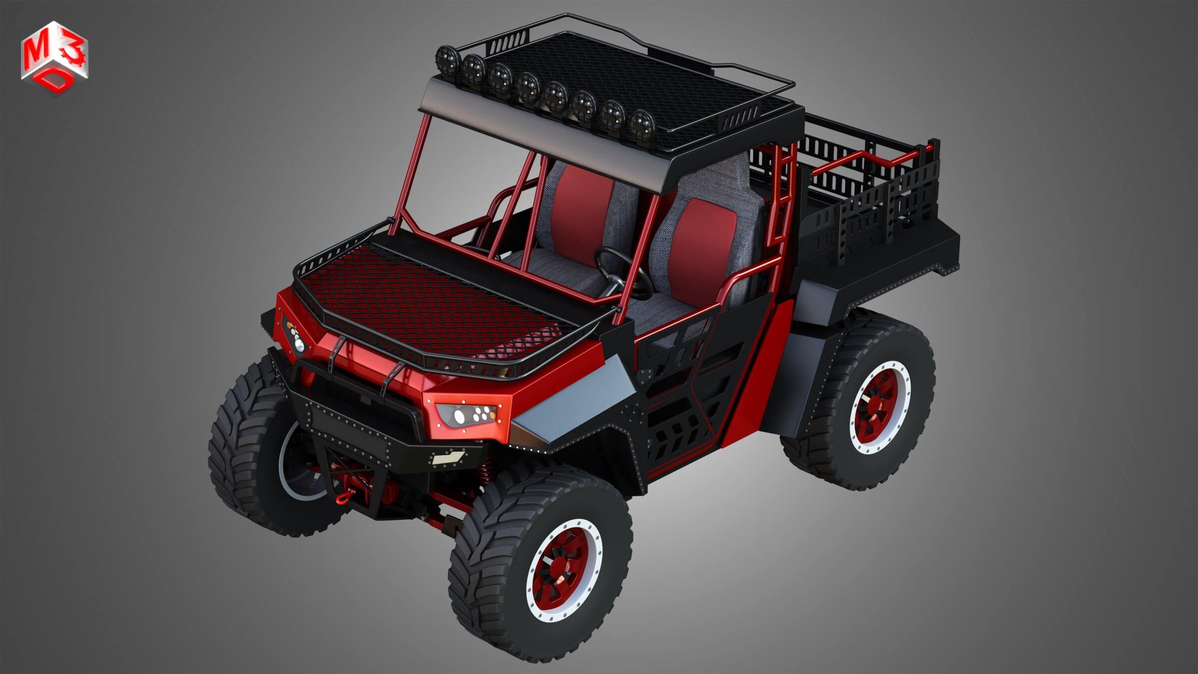 The Beast 1000 Vehicle - 3D Model by Markos3d