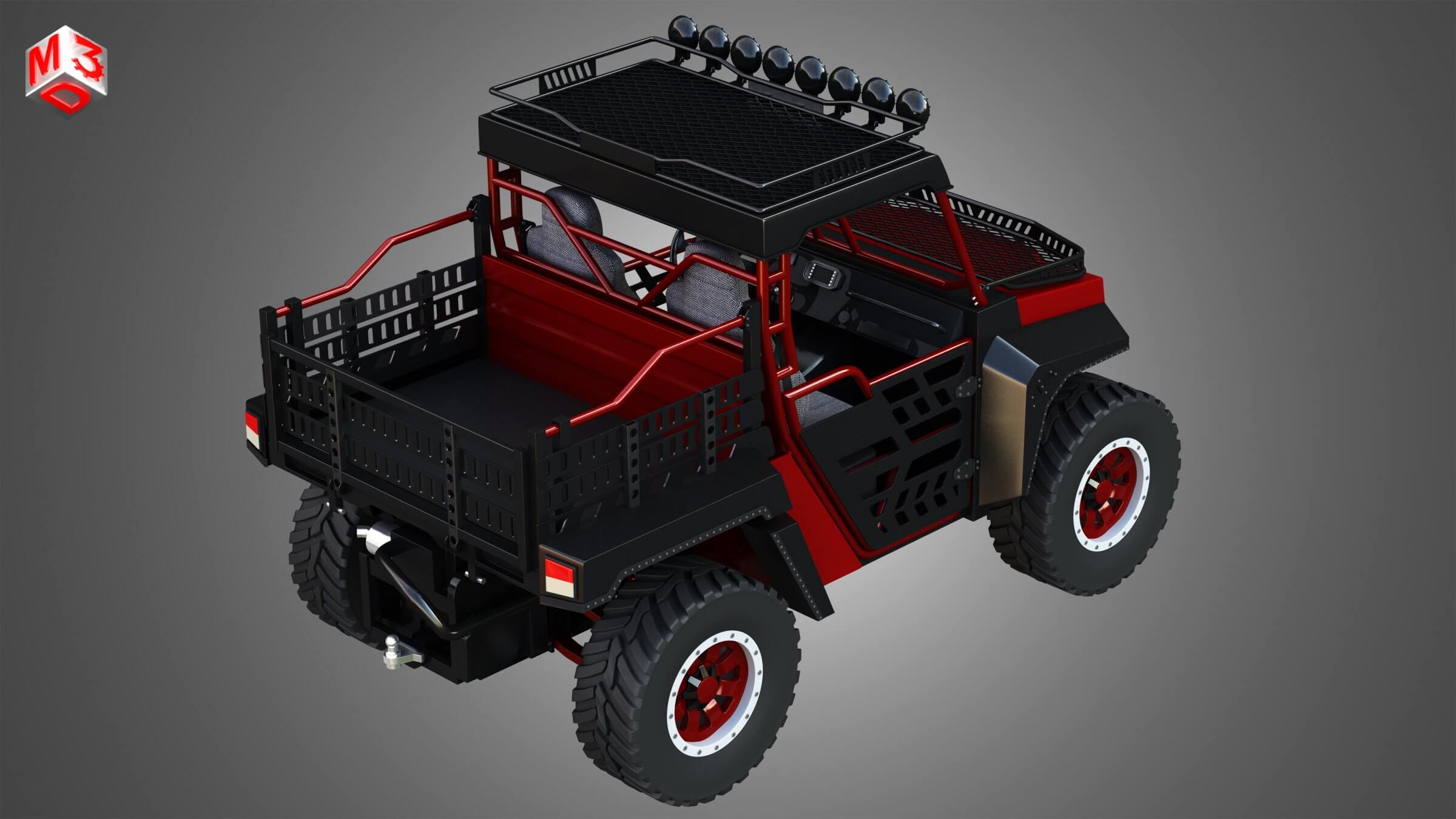 The Beast 1000 Vehicle - 3D Model by Markos3d