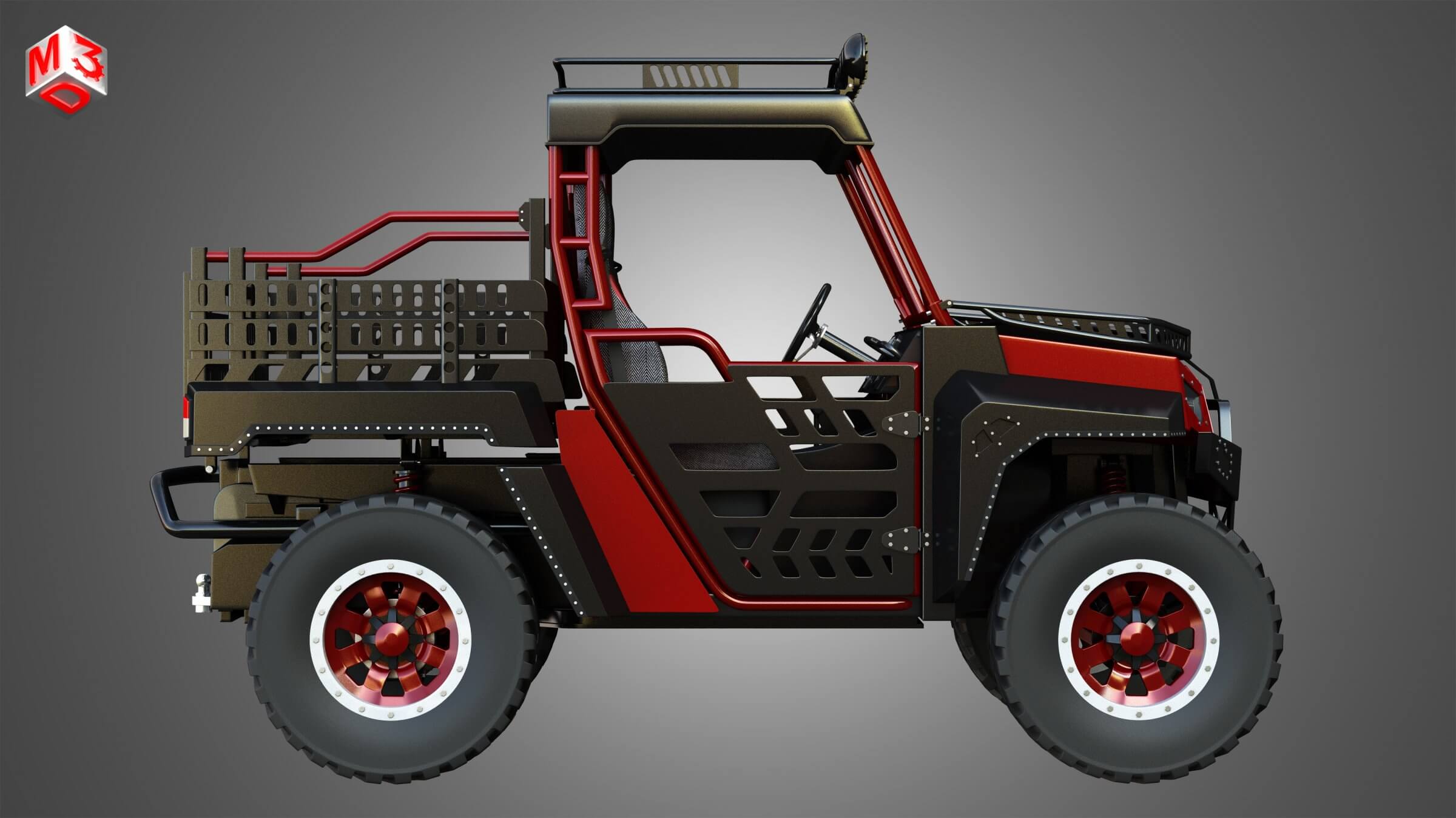 The Beast 1000 Vehicle - 3D Model by Markos3d