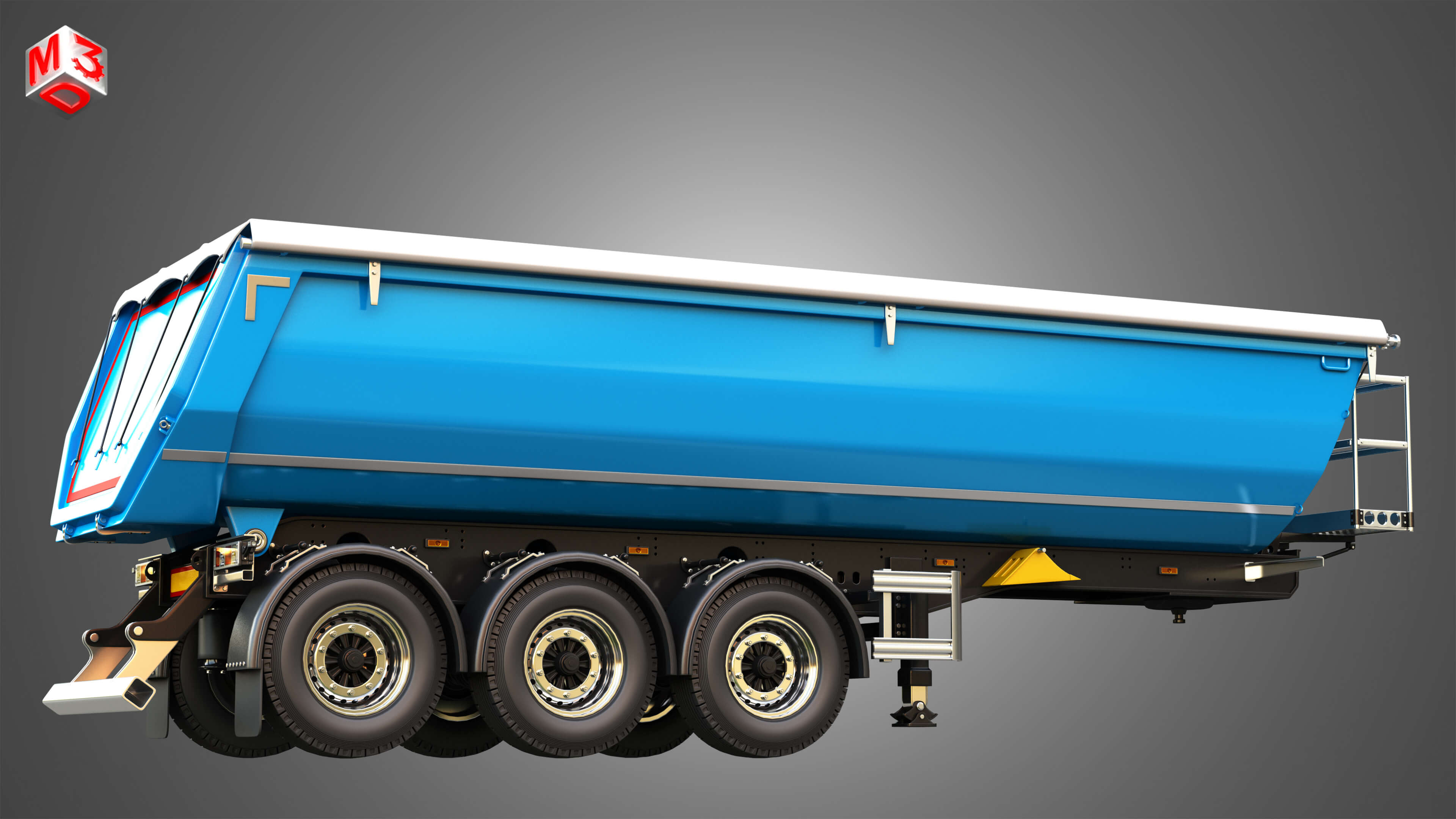 Tipper Semi-Trailer 3D Model by Markos3d