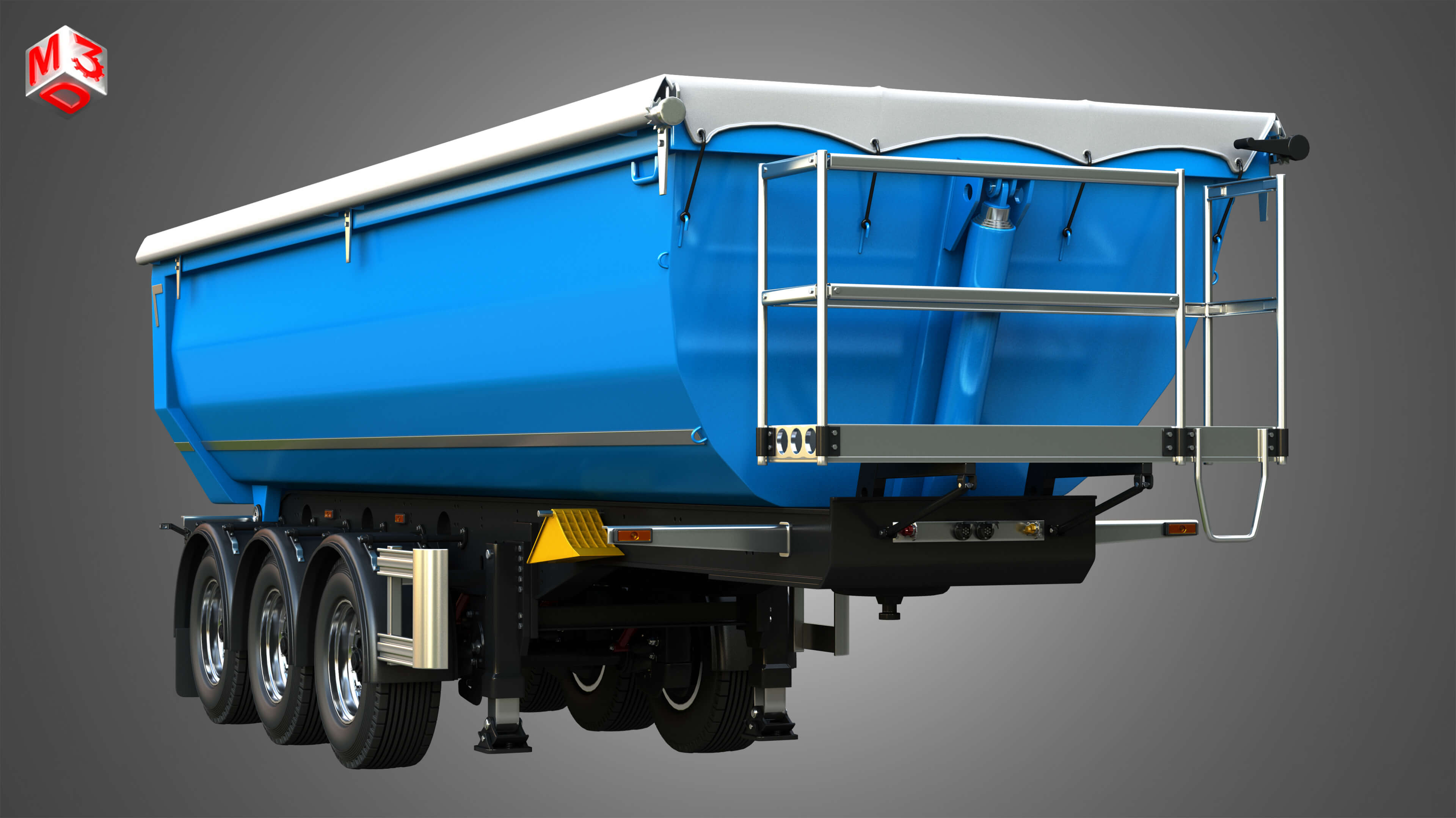 Tipper Semi-Trailer 3D Model by Markos3d