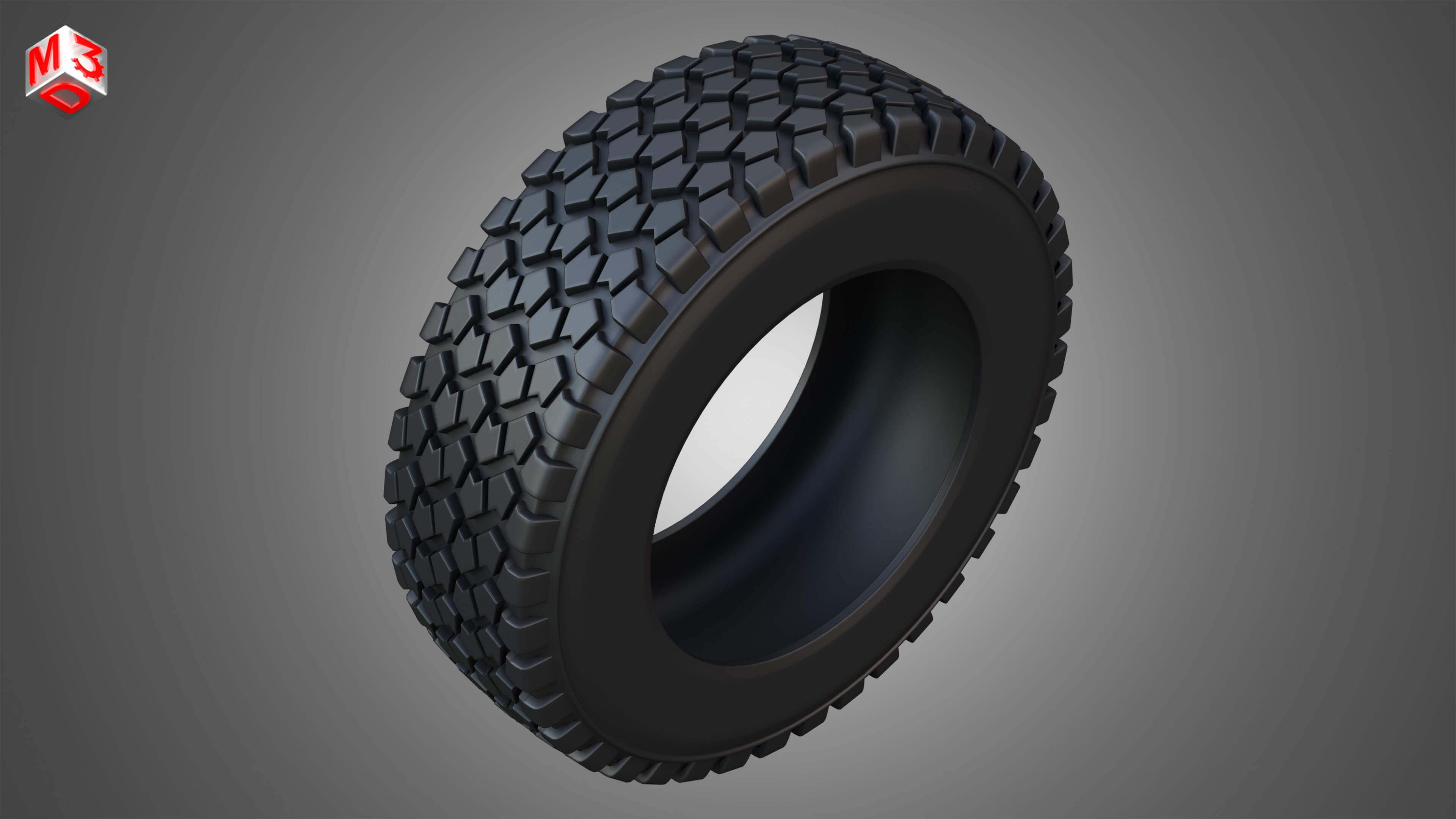 Truck Tire TW1 - 3D Model by Markos3d