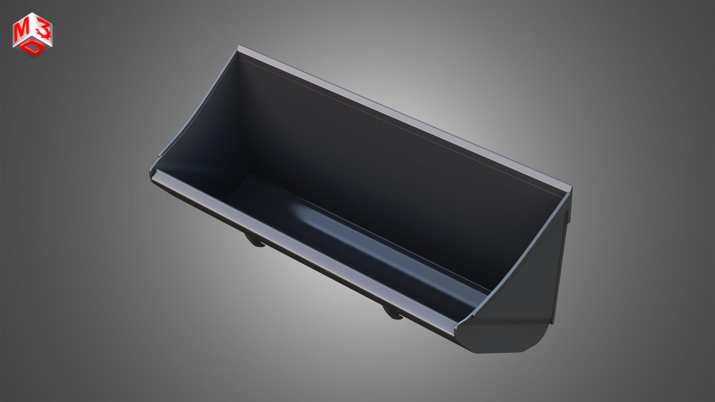 Universal Bucket - Front Loader 3D Model by Markos3d