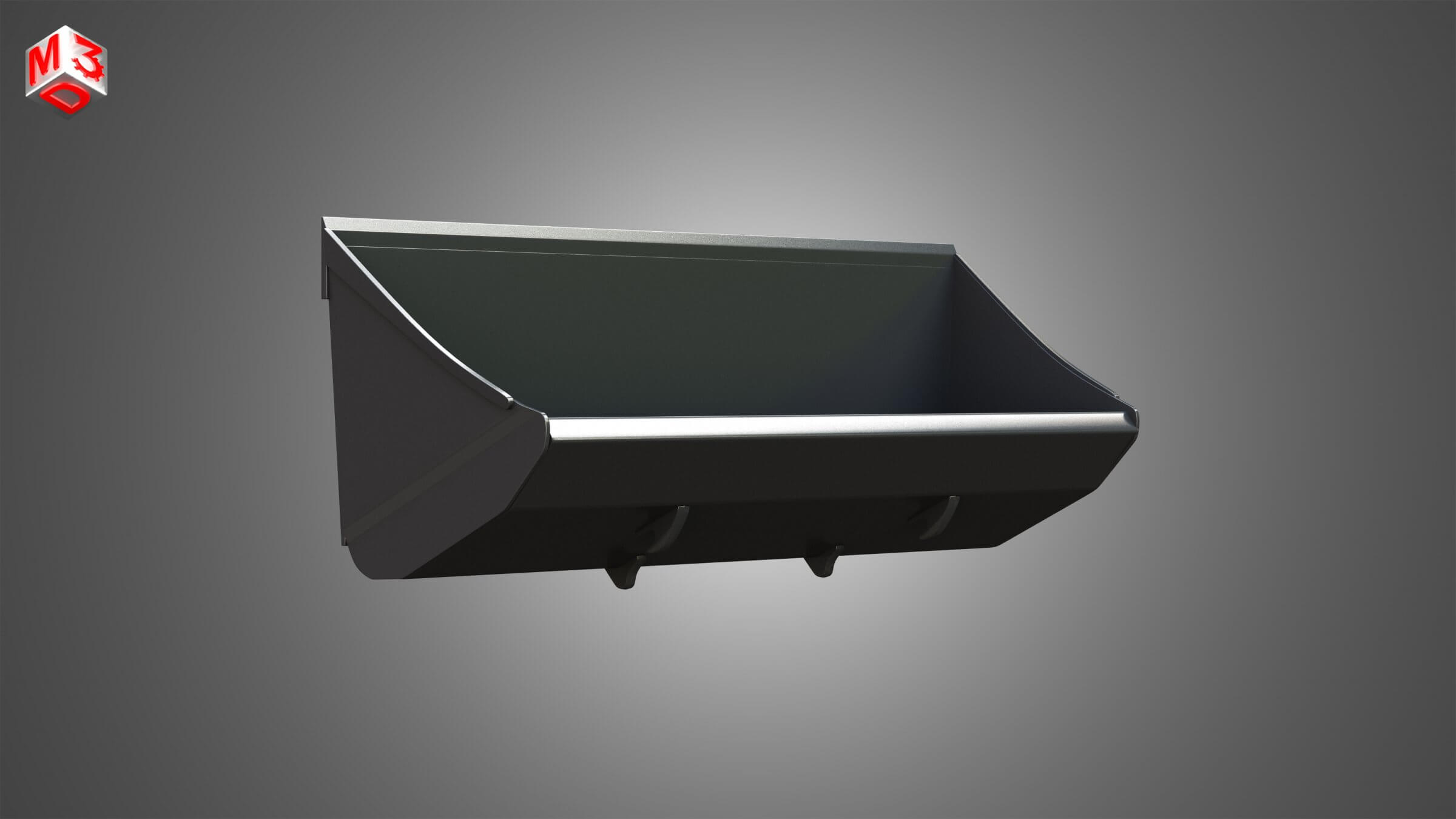 Universal Bucket - Front Loader 3D Model by Markos3d