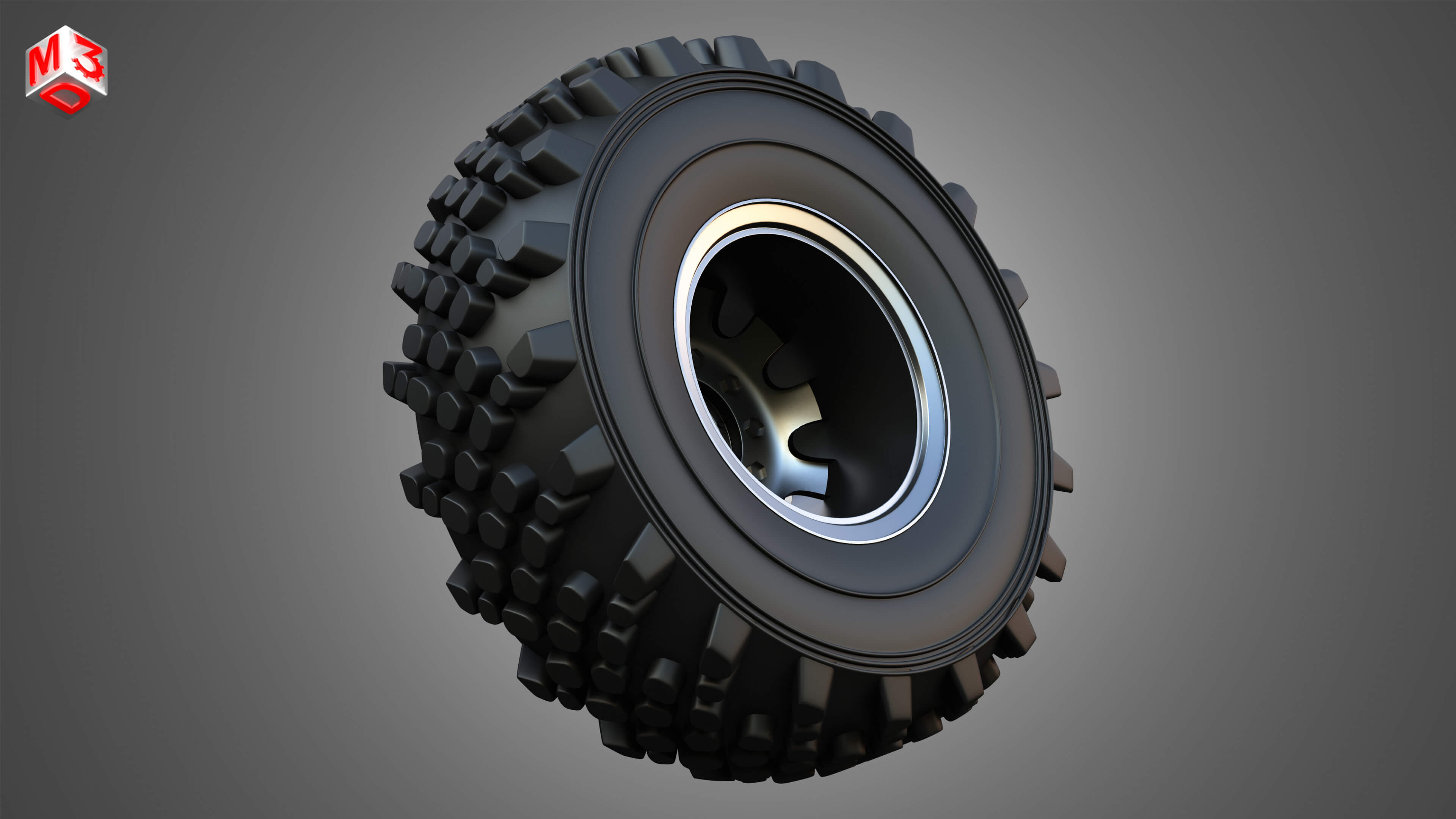 Ural Truck - Wheel&Tire 3D Model by Markos3d
