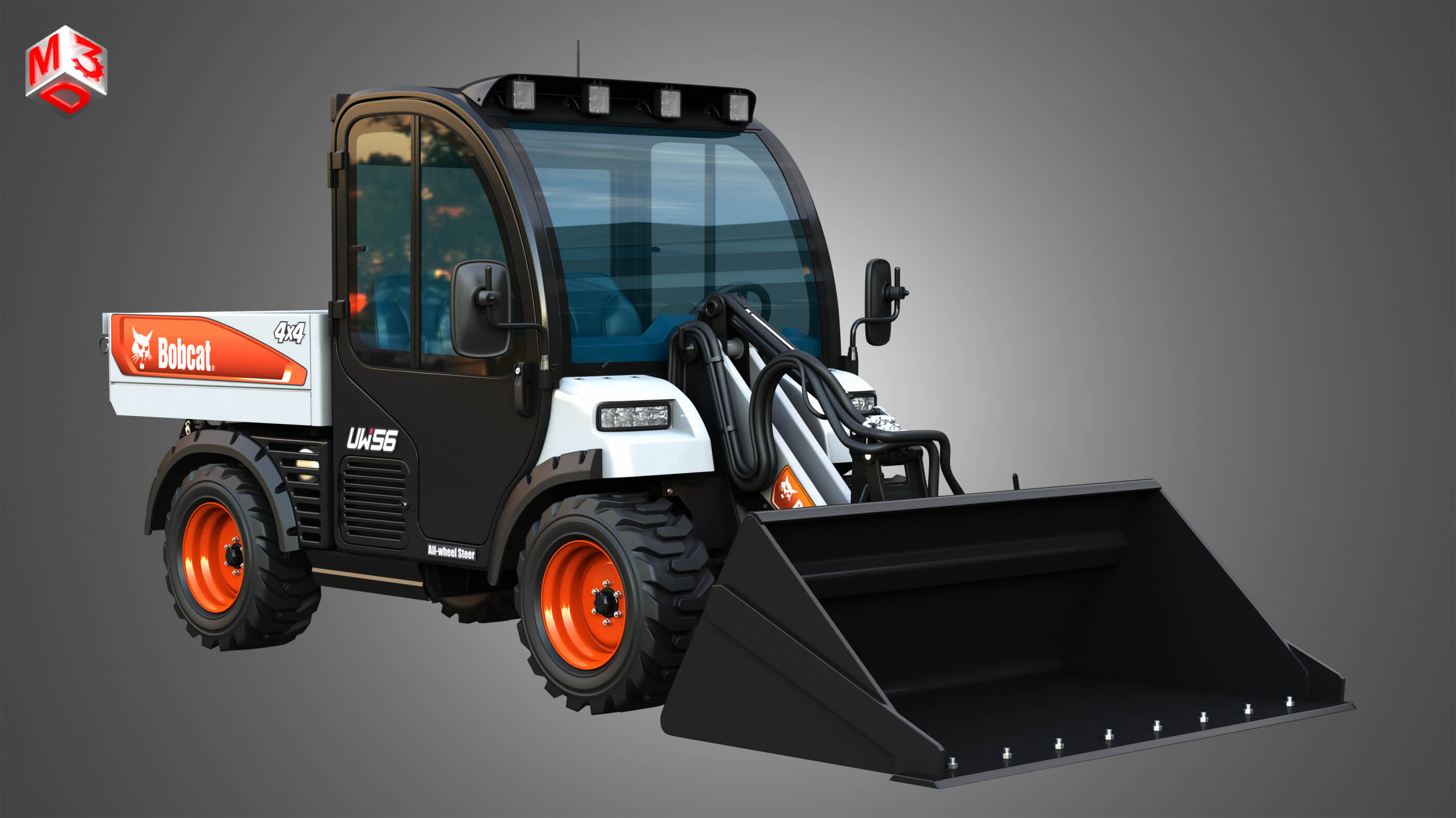 UW56 - Toolcat Utility Work Machine 3D Model by Markos3d