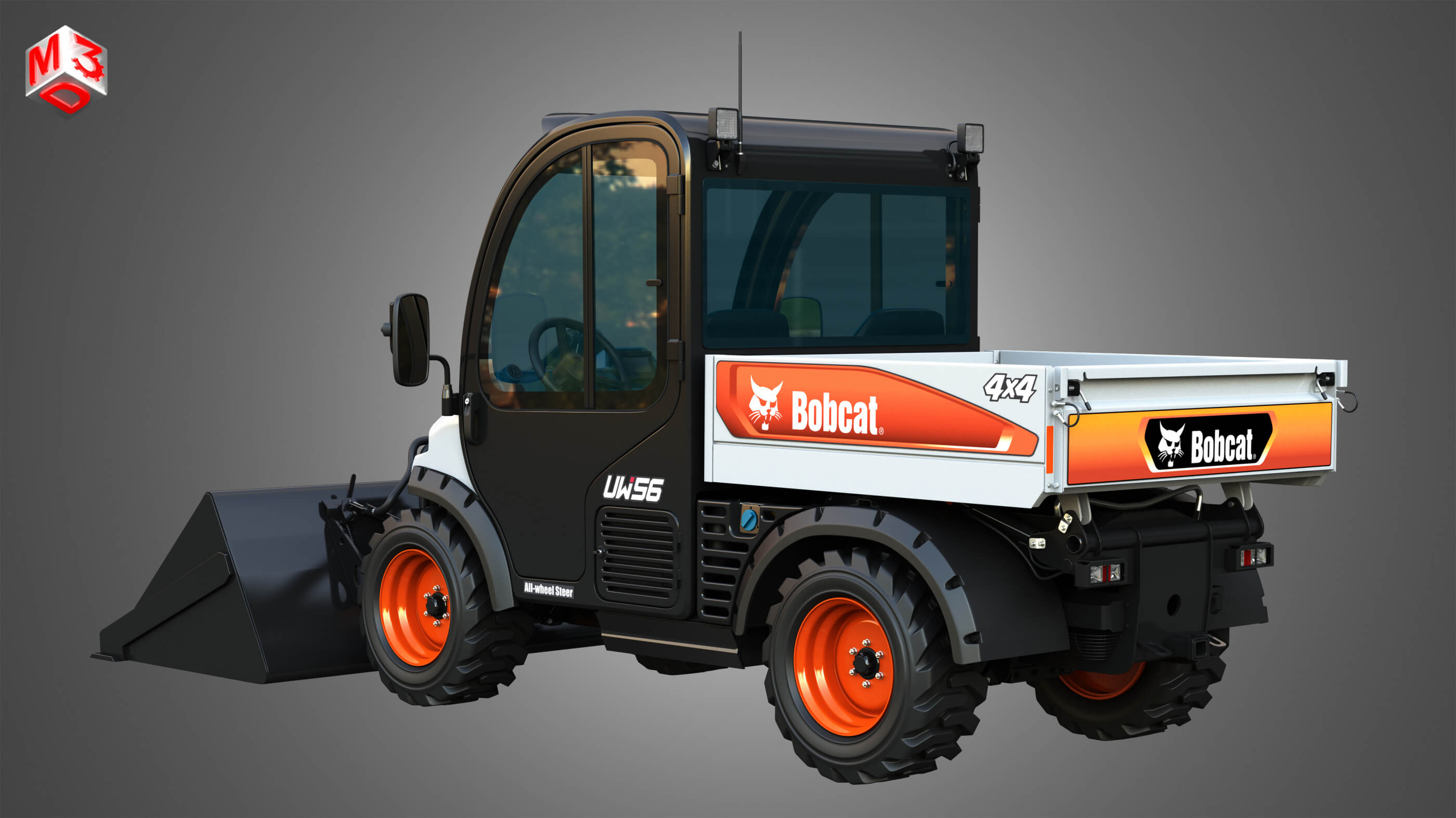 UW56 - Toolcat Utility Work Machine 3D Model by Markos3d