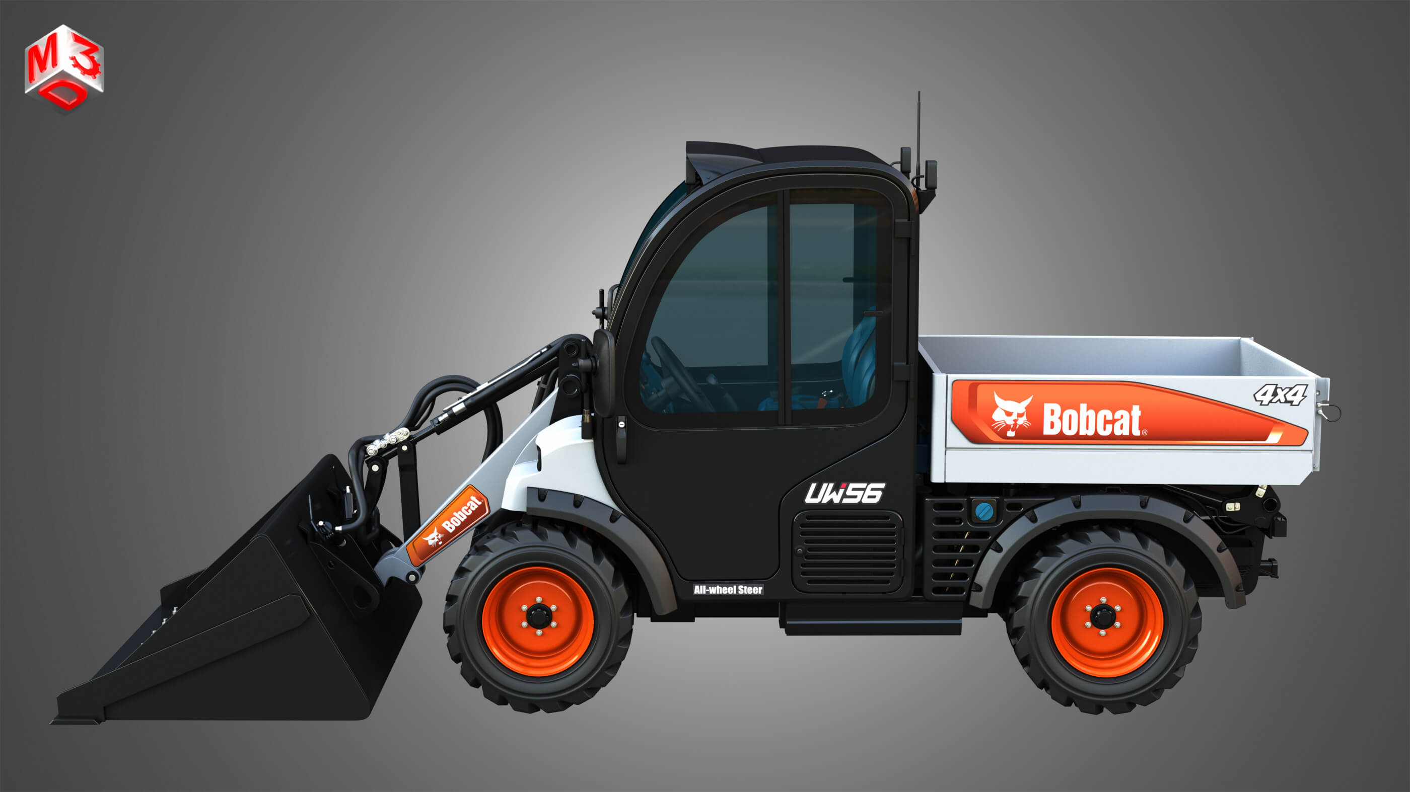 UW56 - Toolcat Utility Work Machine 3D Model by Markos3d