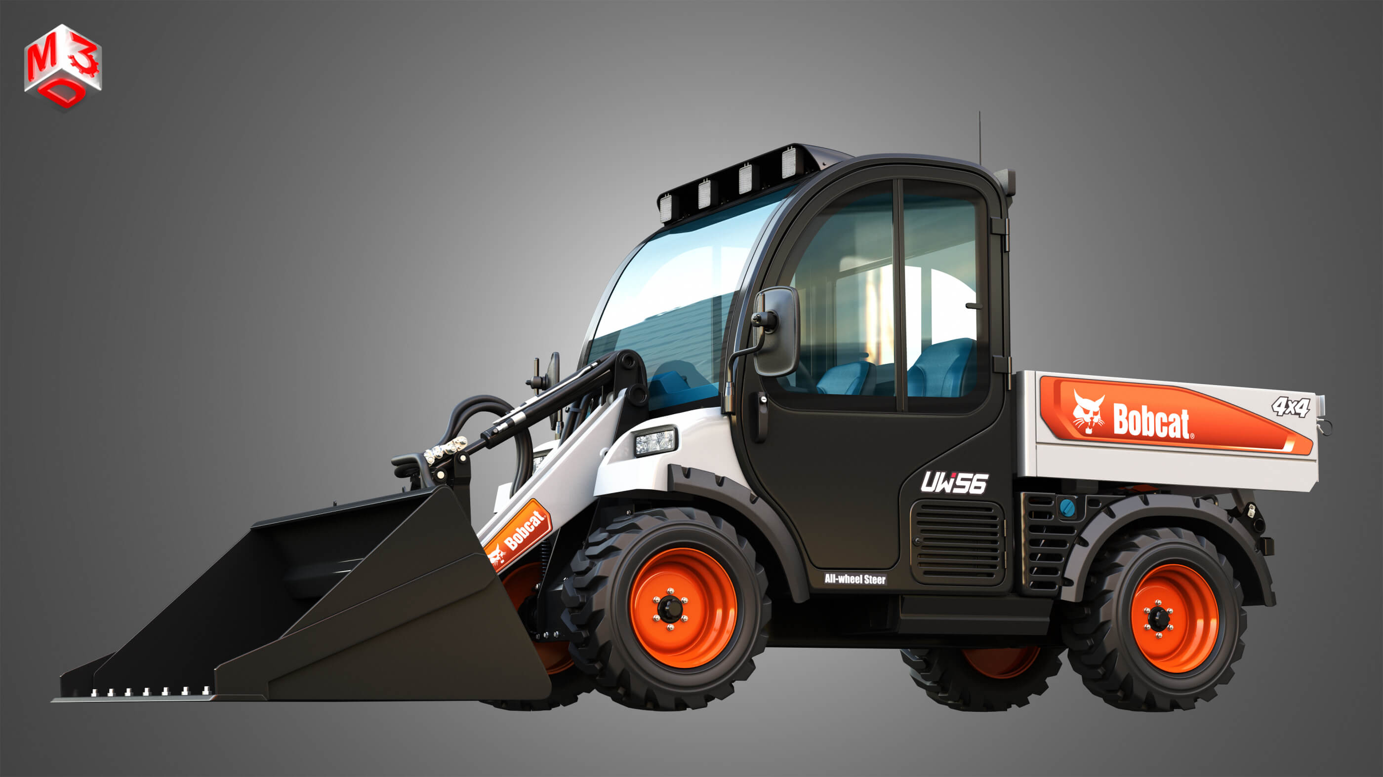 UW56 - Toolcat Utility Work Machine 3D Model by Markos3d