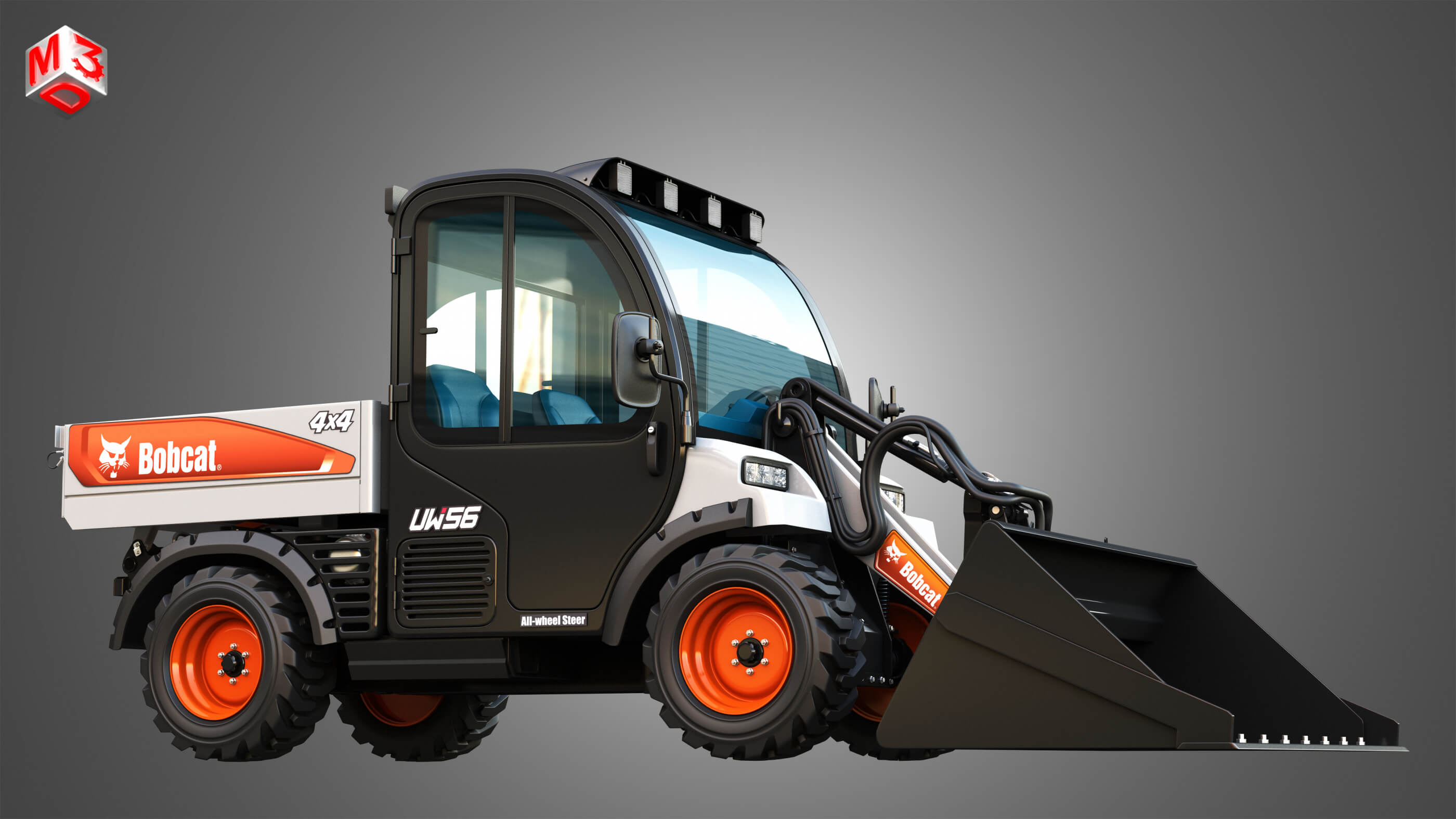 UW56 - Toolcat Utility Work Machine 3D Model by Markos3d