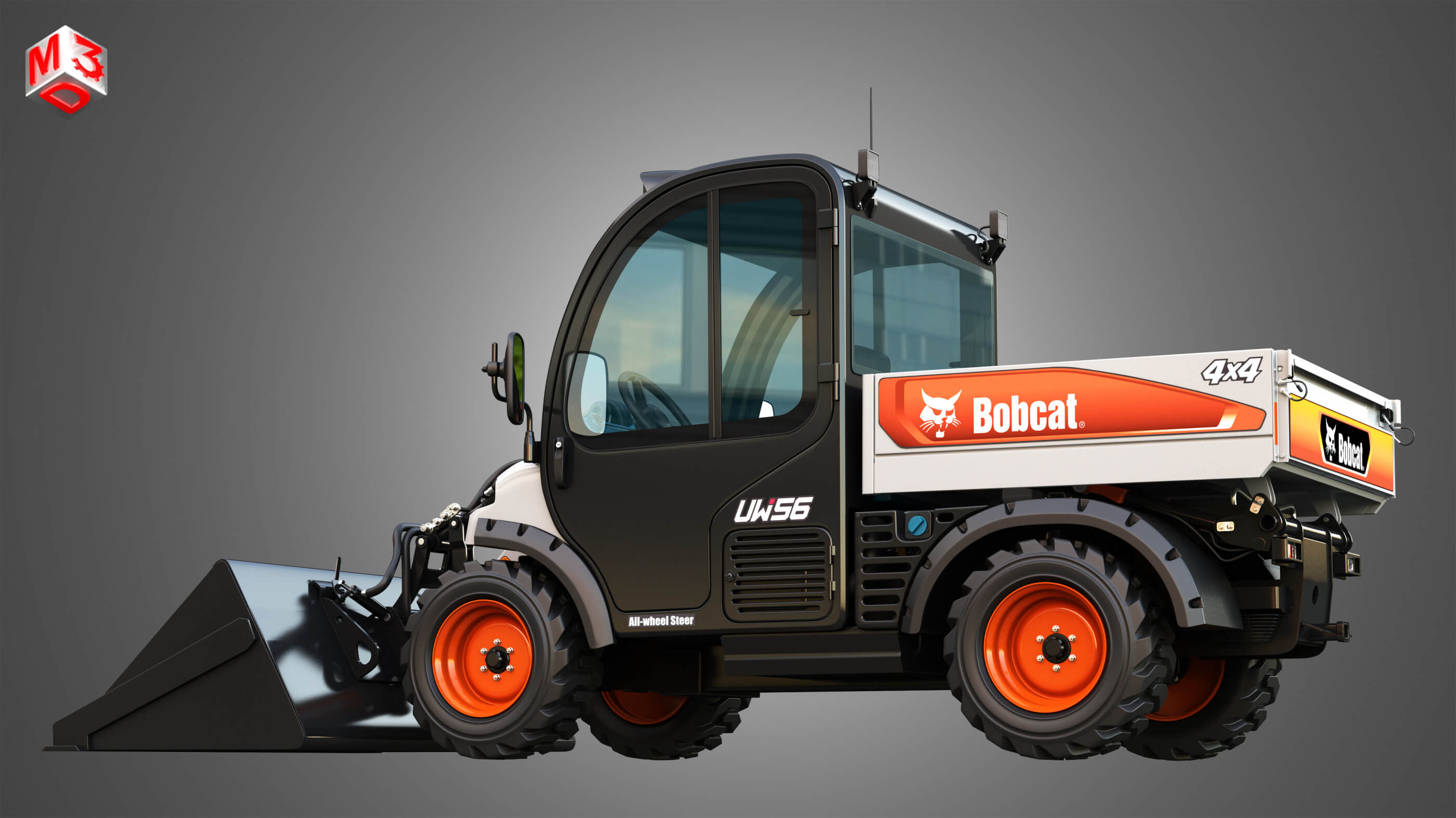 UW56 - Toolcat Utility Work Machine 3D Model by Markos3d