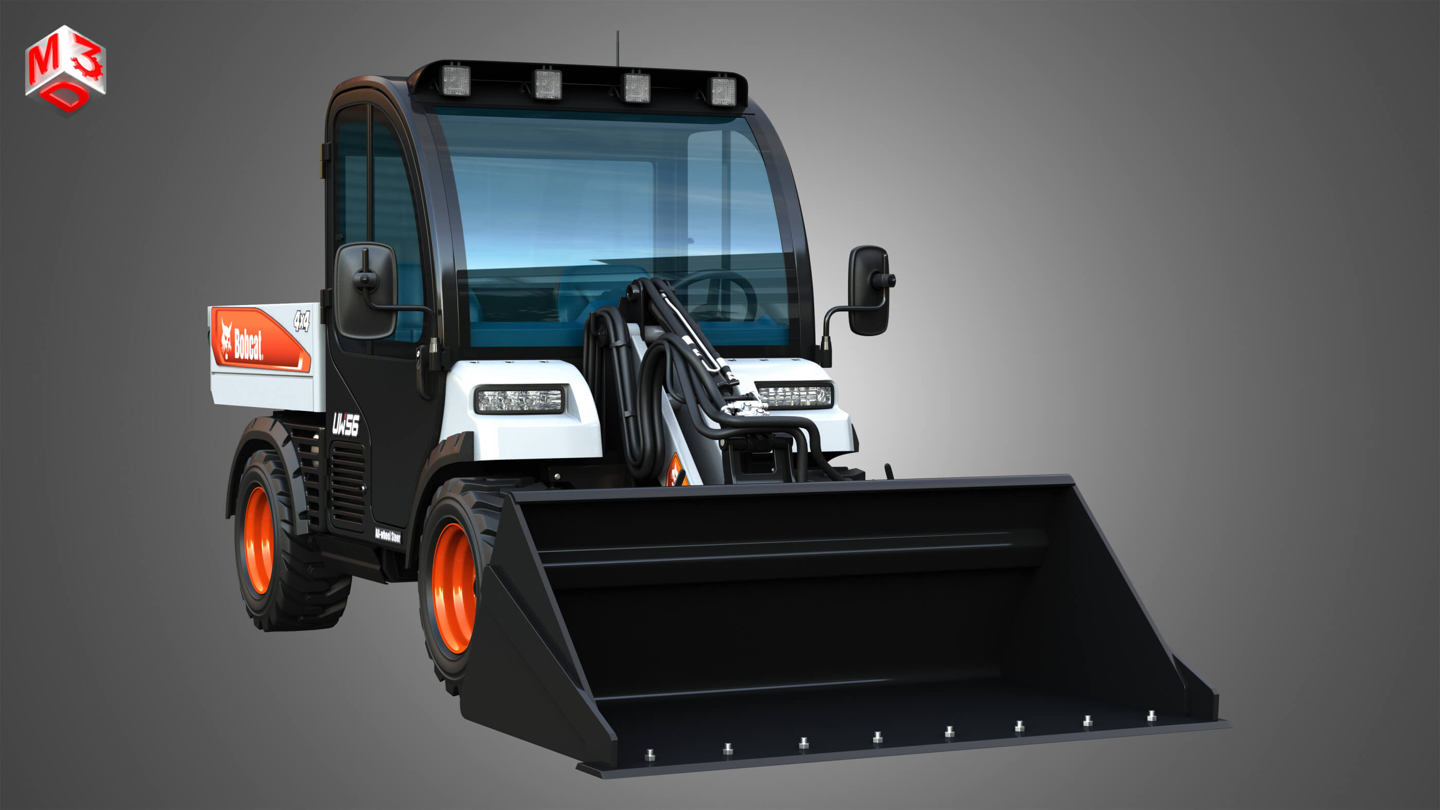 UW56 - Toolcat Utility Work Machine 3D Model by Markos3d