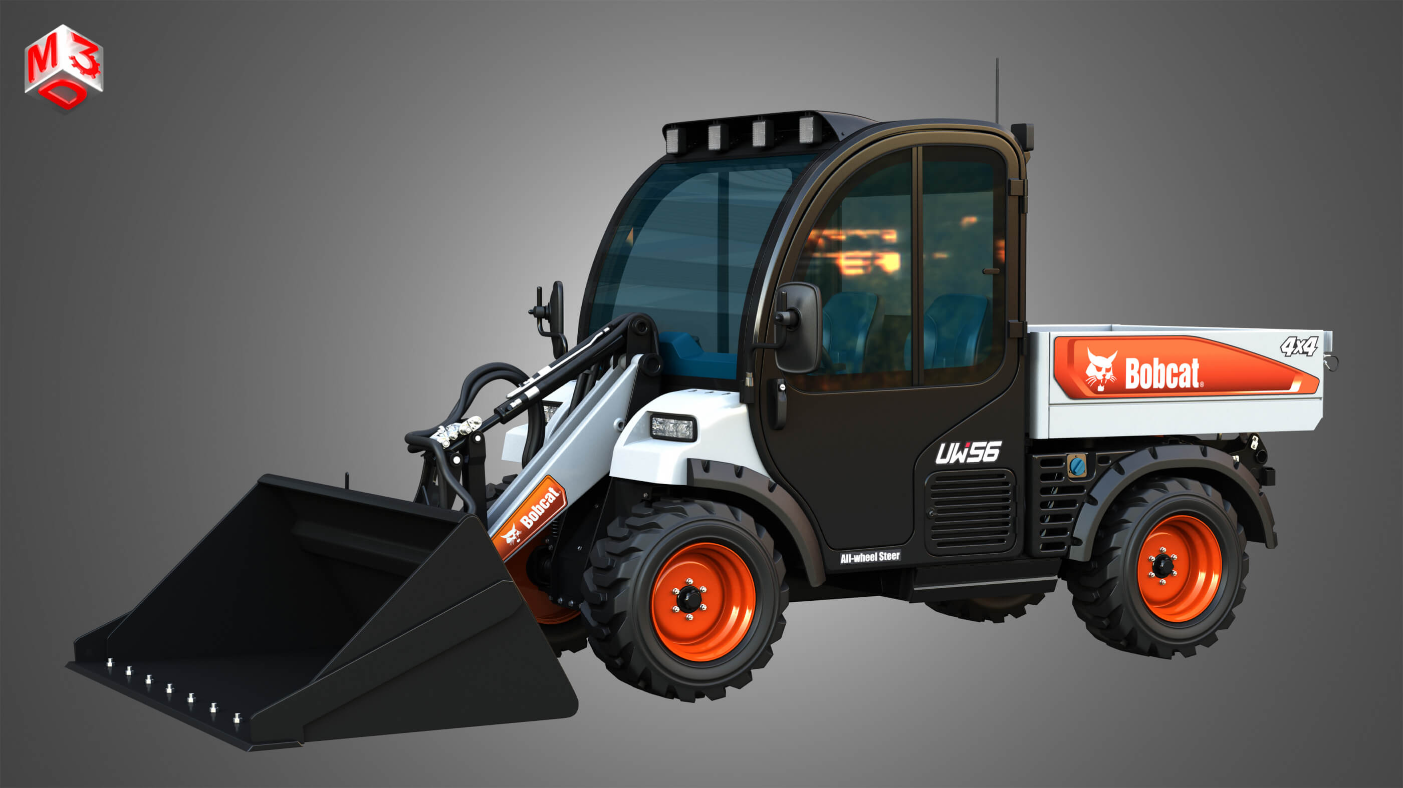 UW56 - Toolcat Utility Work Machine 3D Model by Markos3d